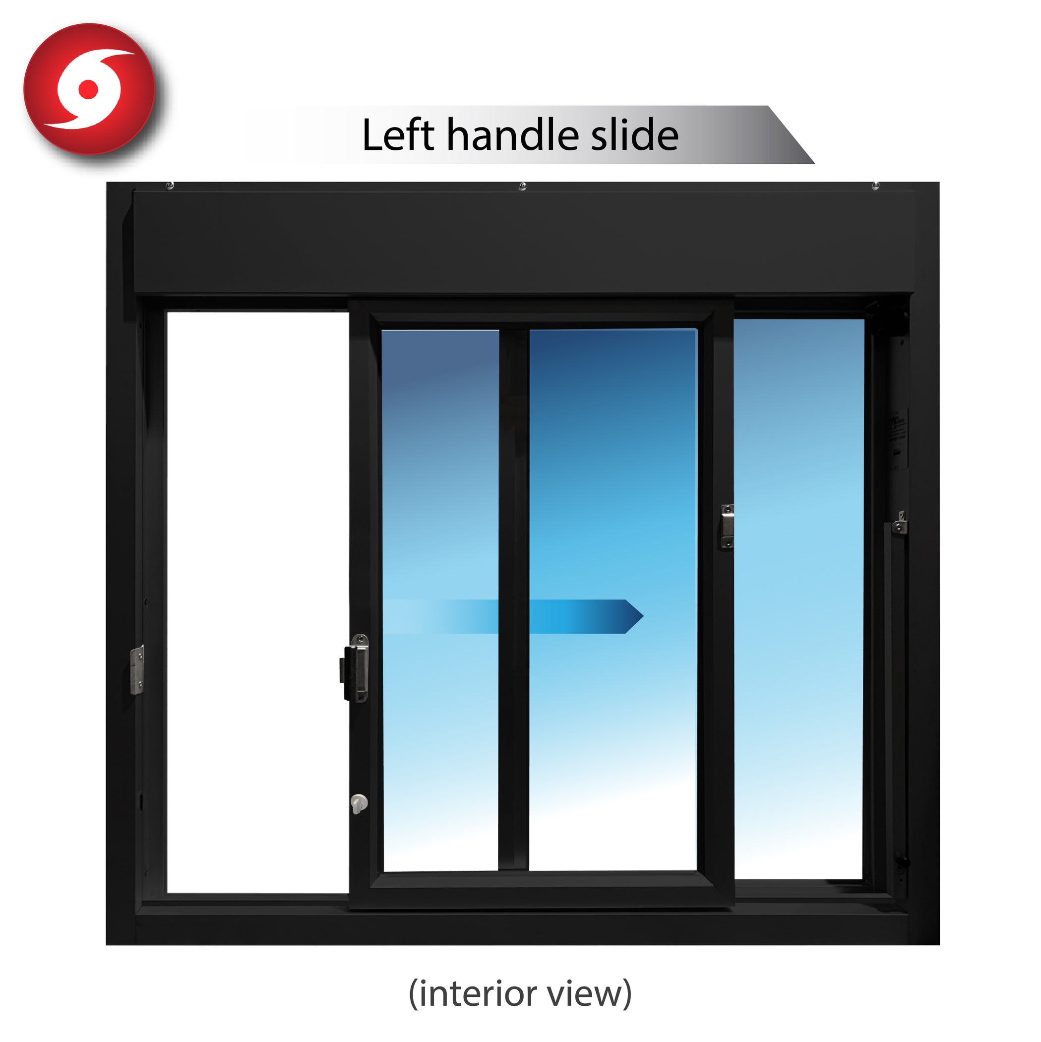 Ready Access 600 Hurricane Impact Resistant Self Closing Drive-Thru Sl ...