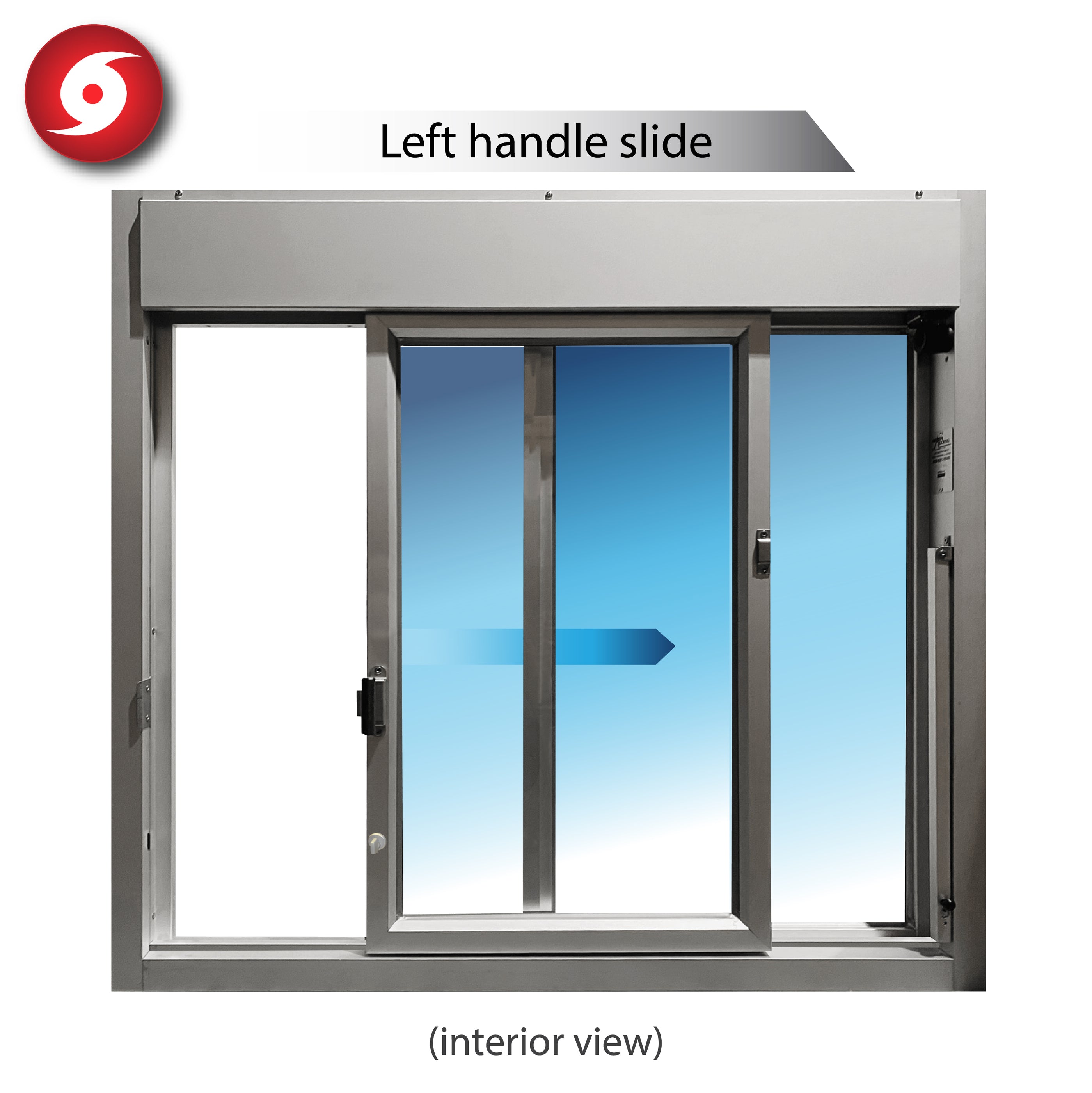 Ready Access 600 Hurricane Impact Resistant Self Closing Drive-Thru Sl ...