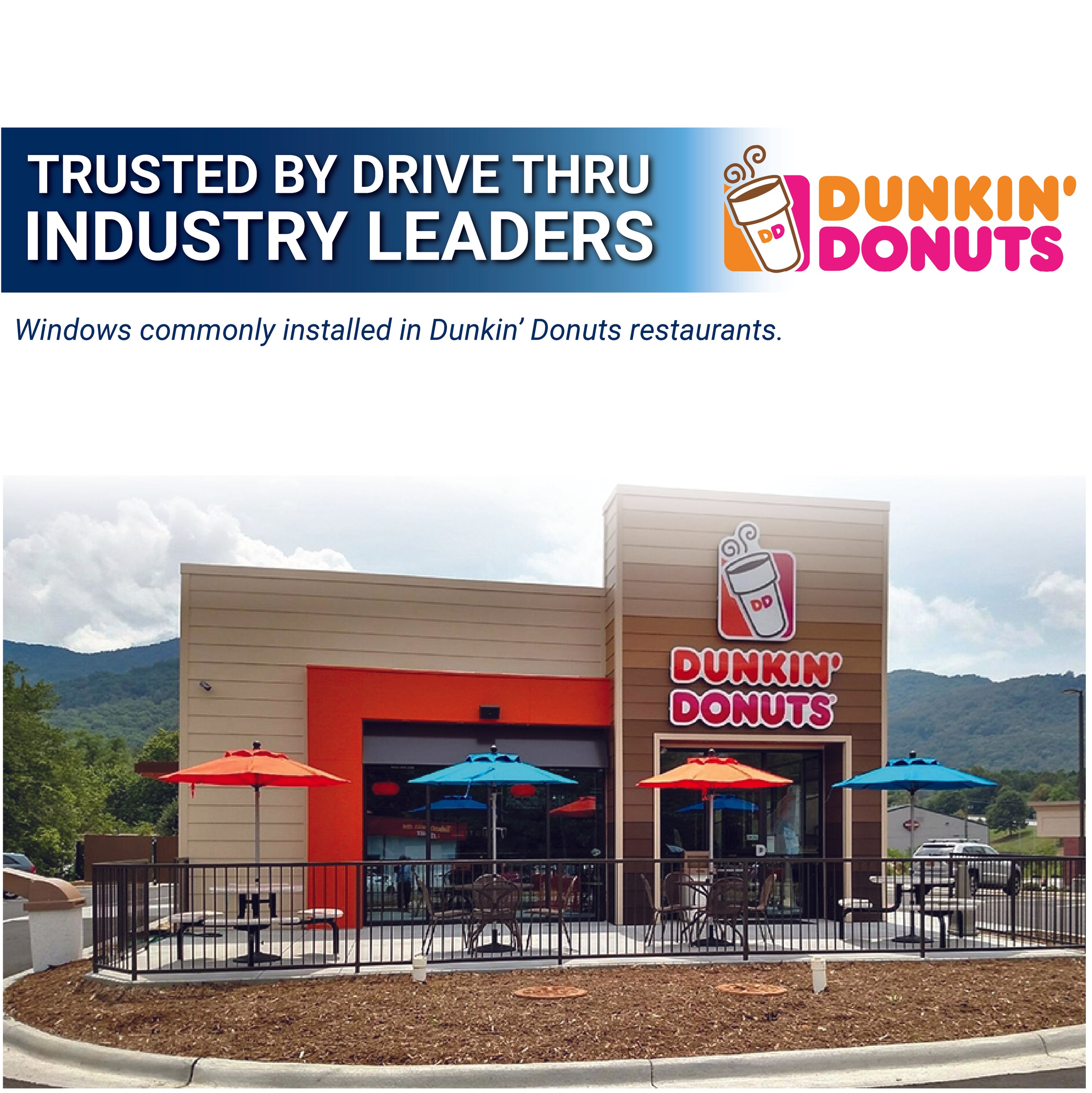 Quikserv Dunkin Donuts | Drive Thru Slider Windows — Covenant Security ...