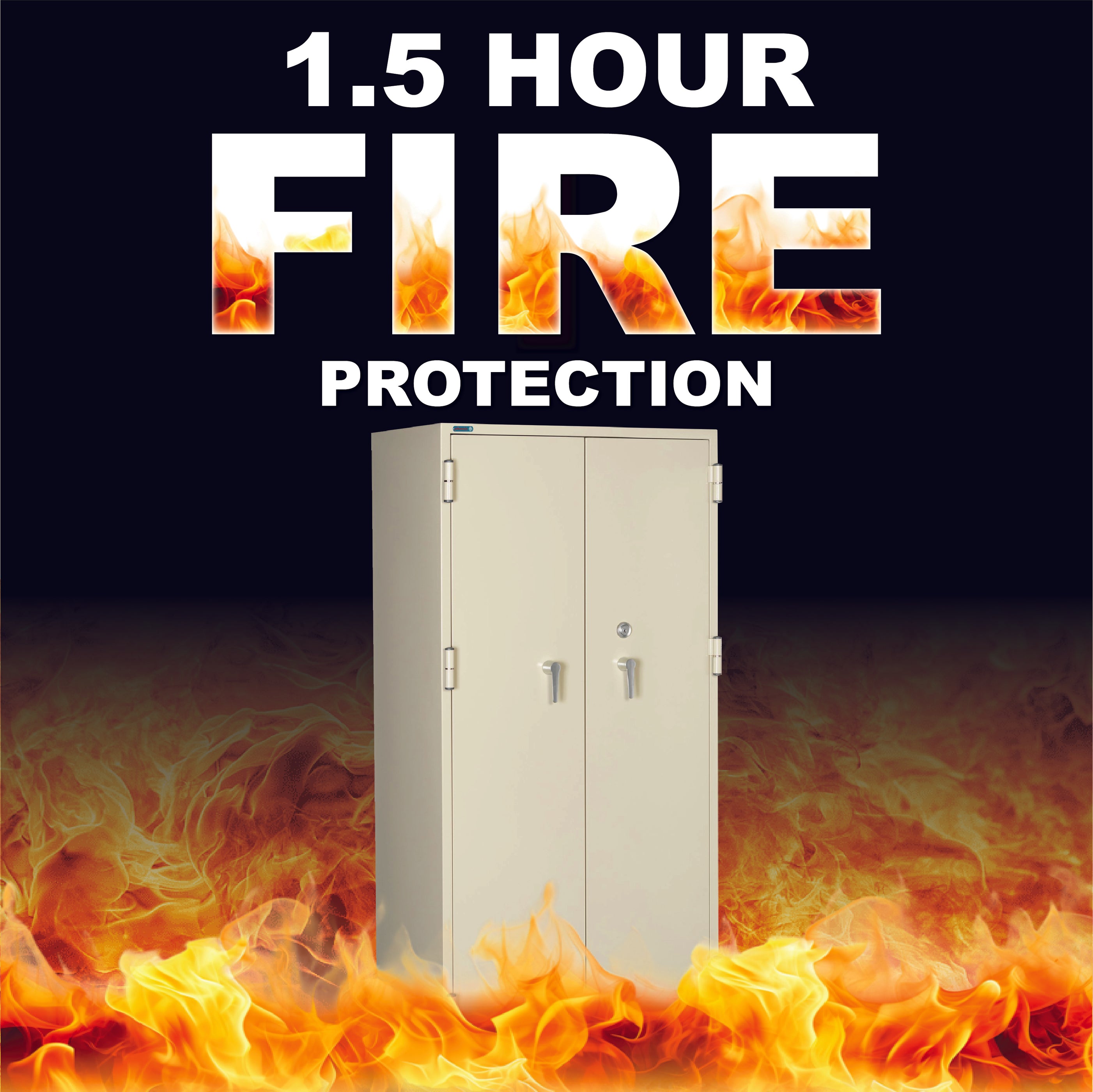 Phoenix FRSC72, 72 inch Fireproof Storage Cabinet with Water Seal and ...