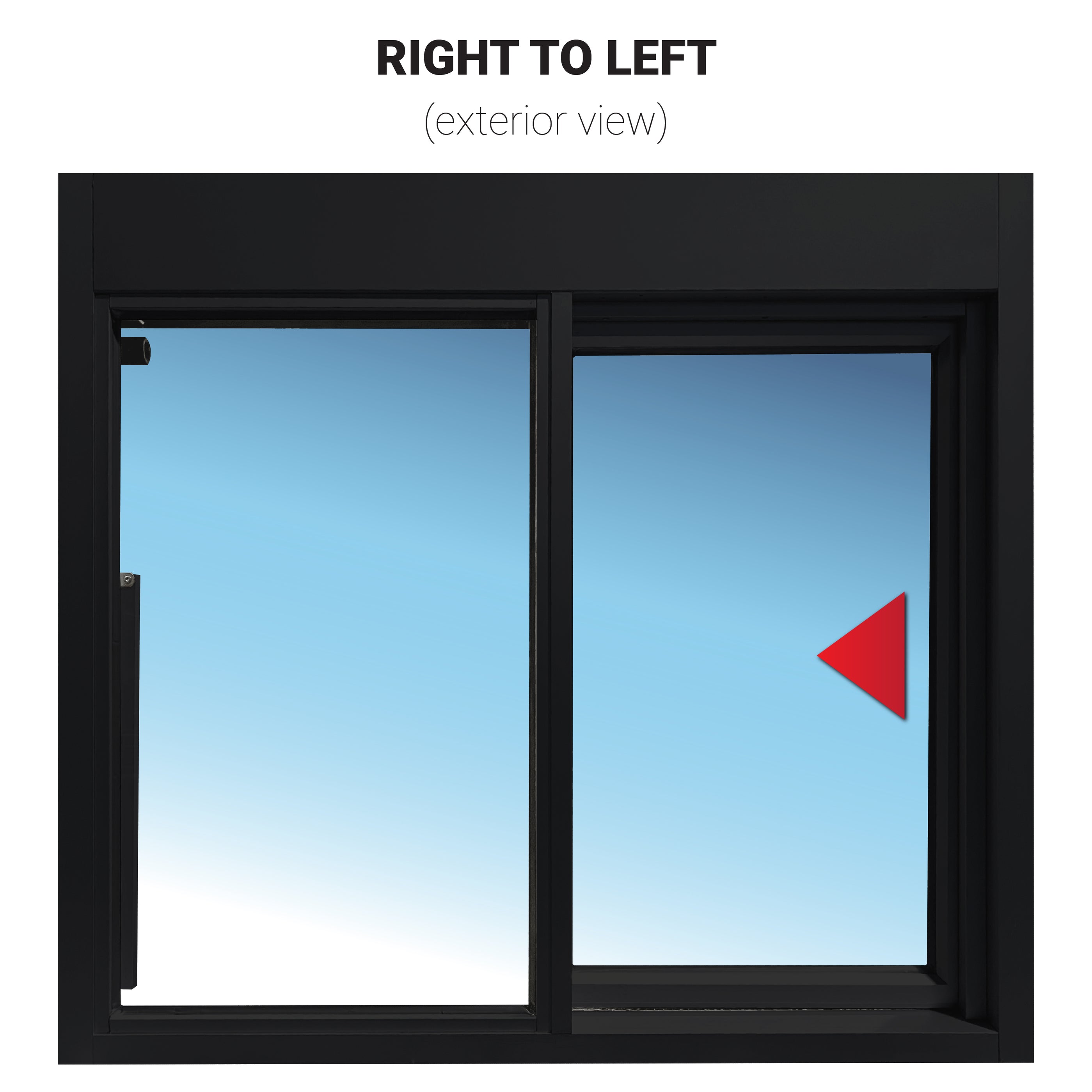 Ready Access 275 Self Closing Drive-Thru Single Panel Sliding Service ...
