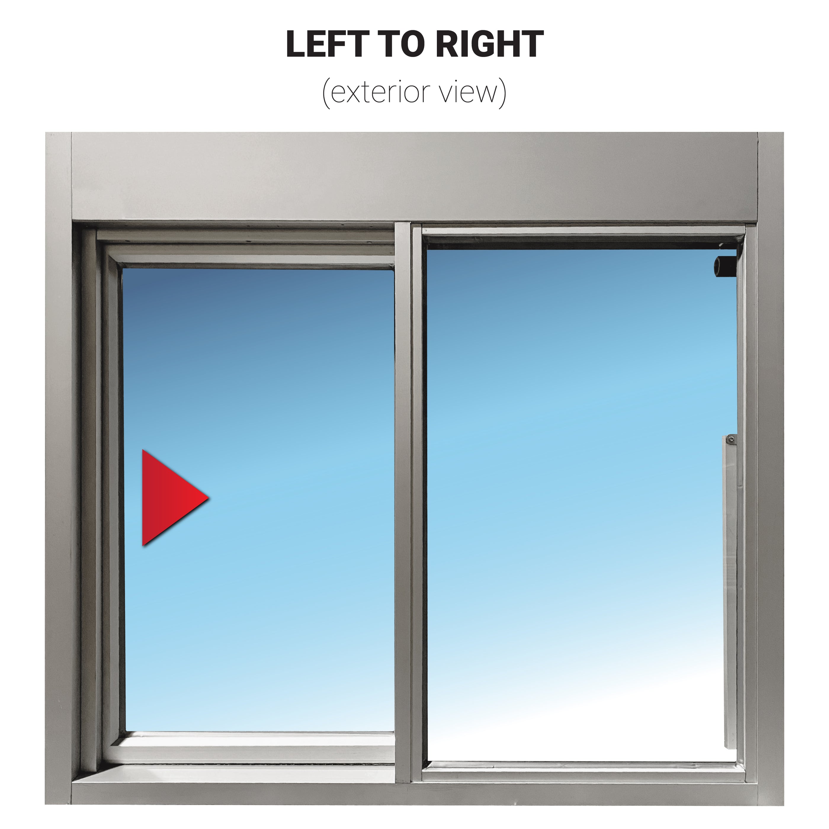 Ready Access 275 Self Closing Drive-Thru Single Panel Sliding Service ...