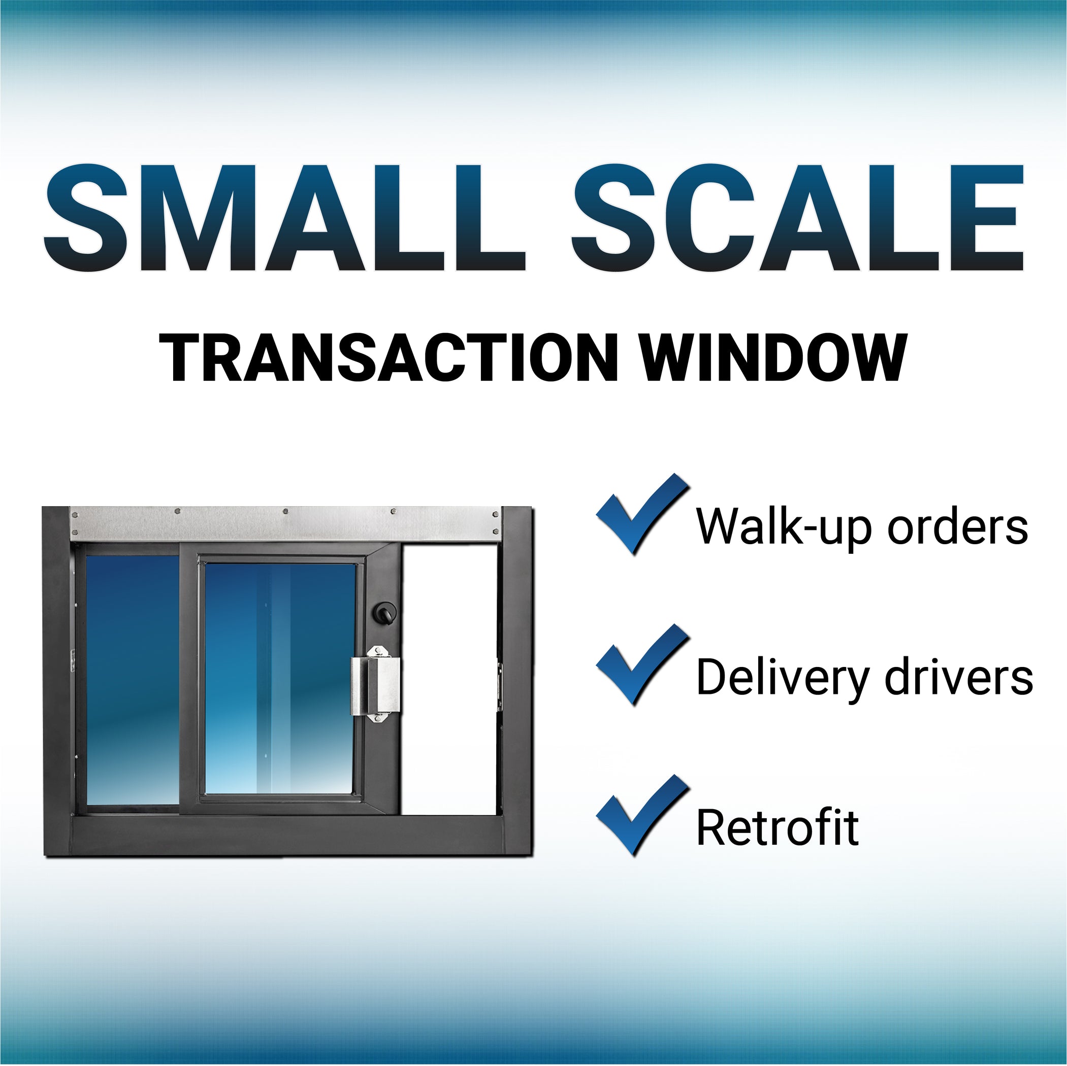 Quikserv Small Scale Side Sliding Transaction Window — Covenant ...