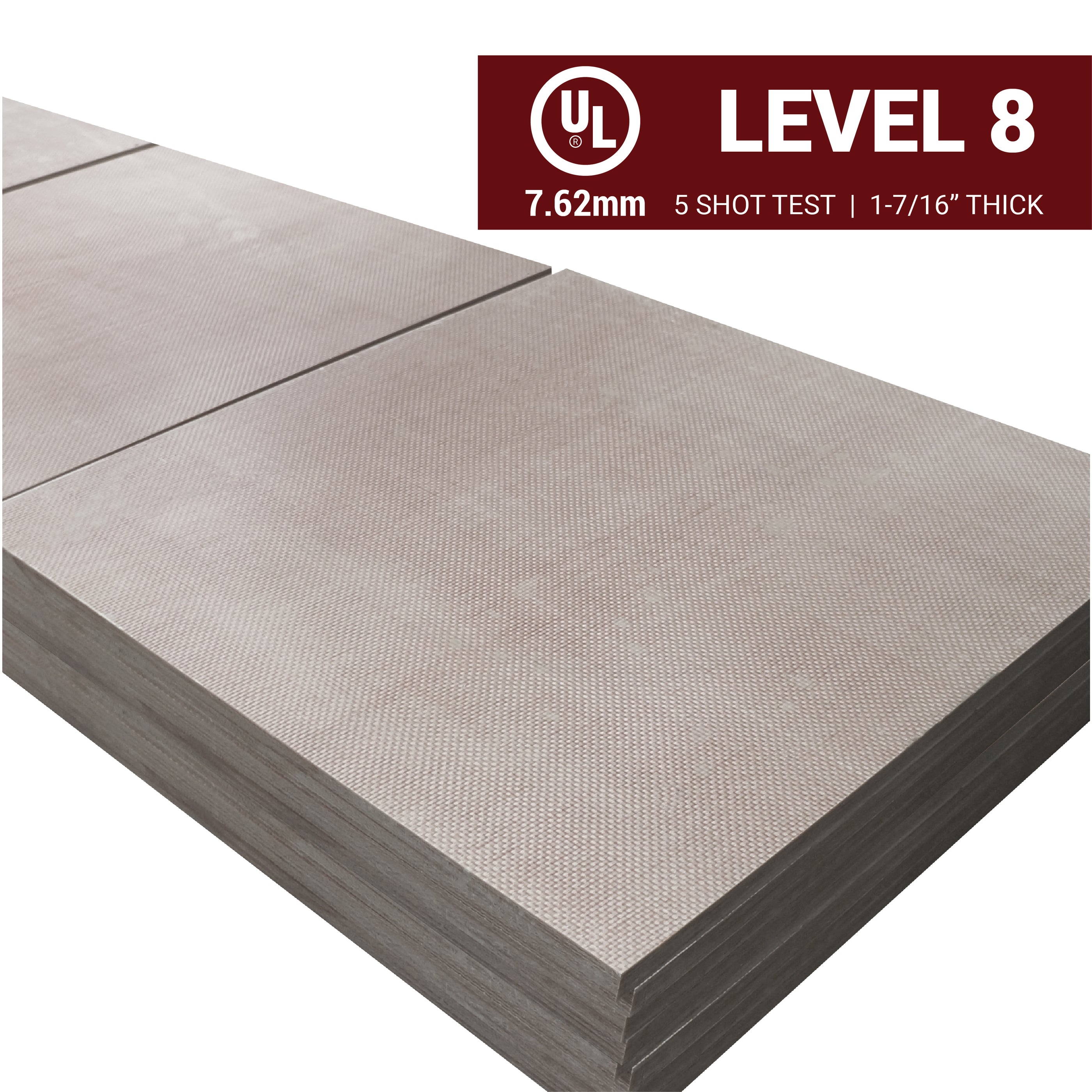 Armorcore Level 8 Bullet and Fire Resistant Fiberglass Wall Panel UL 7 ...