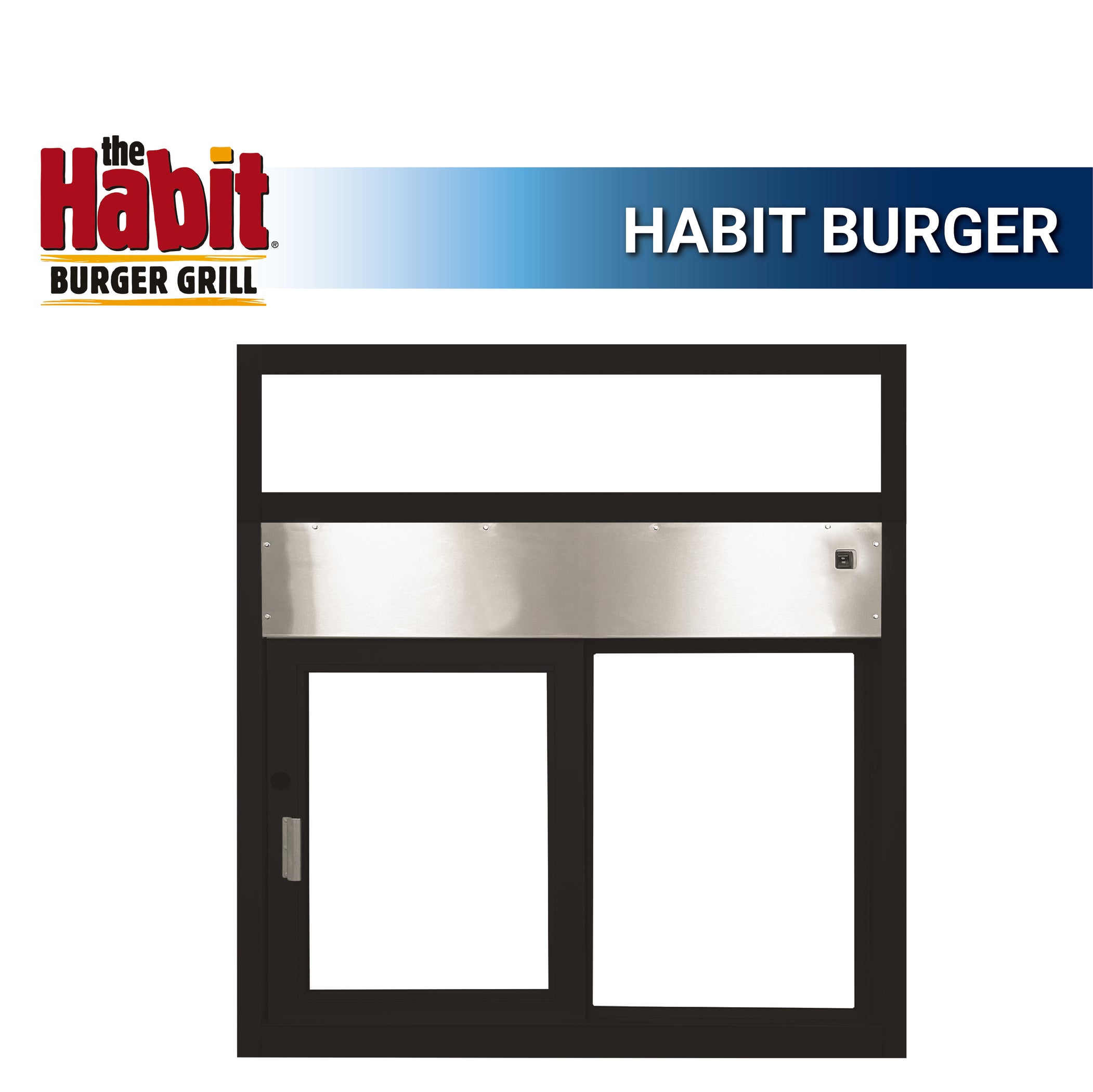 Quikserv Habit Burger | Drive Thru Slider Windows — Covenant Security ...