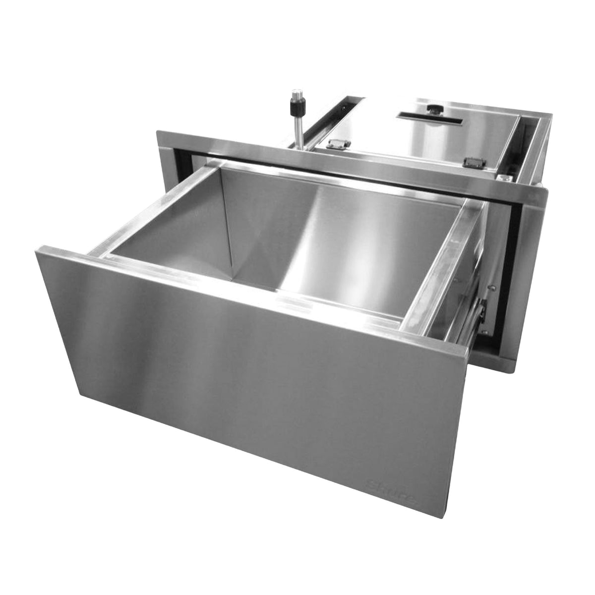 Shure Safe Thru-Wall Transaction Drawer With Storage Compartment #SPT3 ...