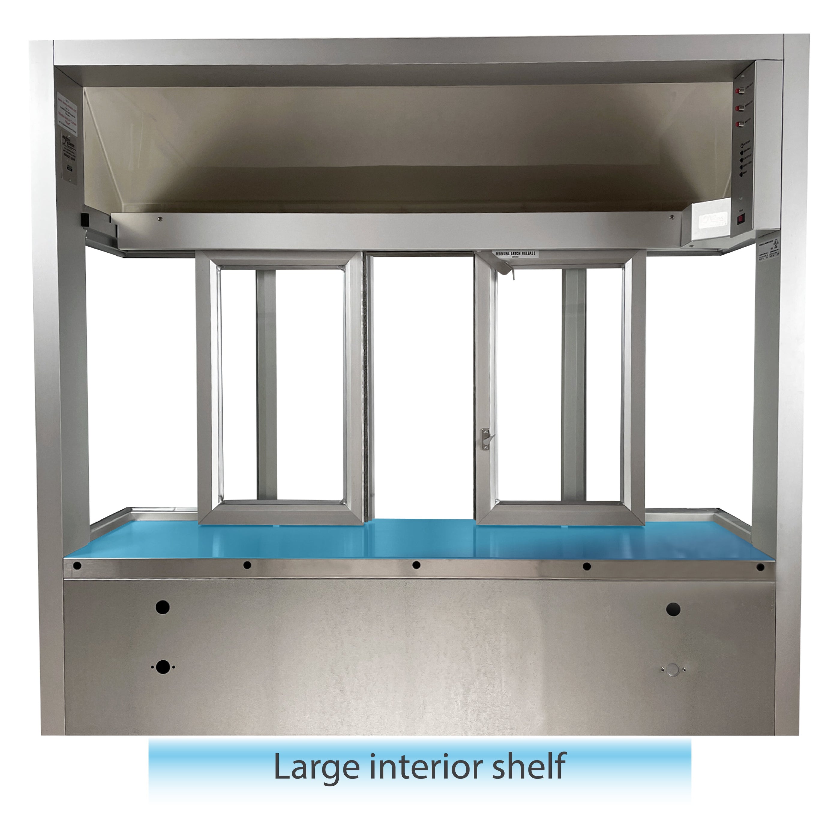 Manual Open/ Self Close Bi-parting Drive Thru Window | CSE-RA-BO10-SC ...