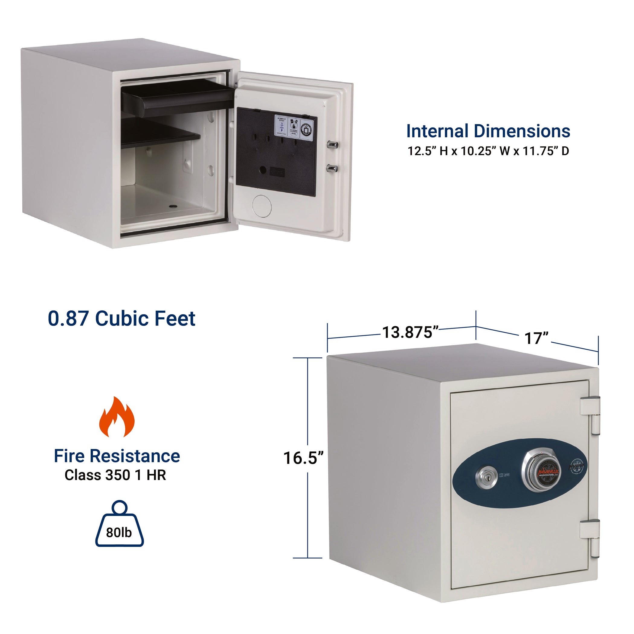 Phoenix 1232, Olympian 1-Hour Digital Fireproof Safe for Home or Offic ...