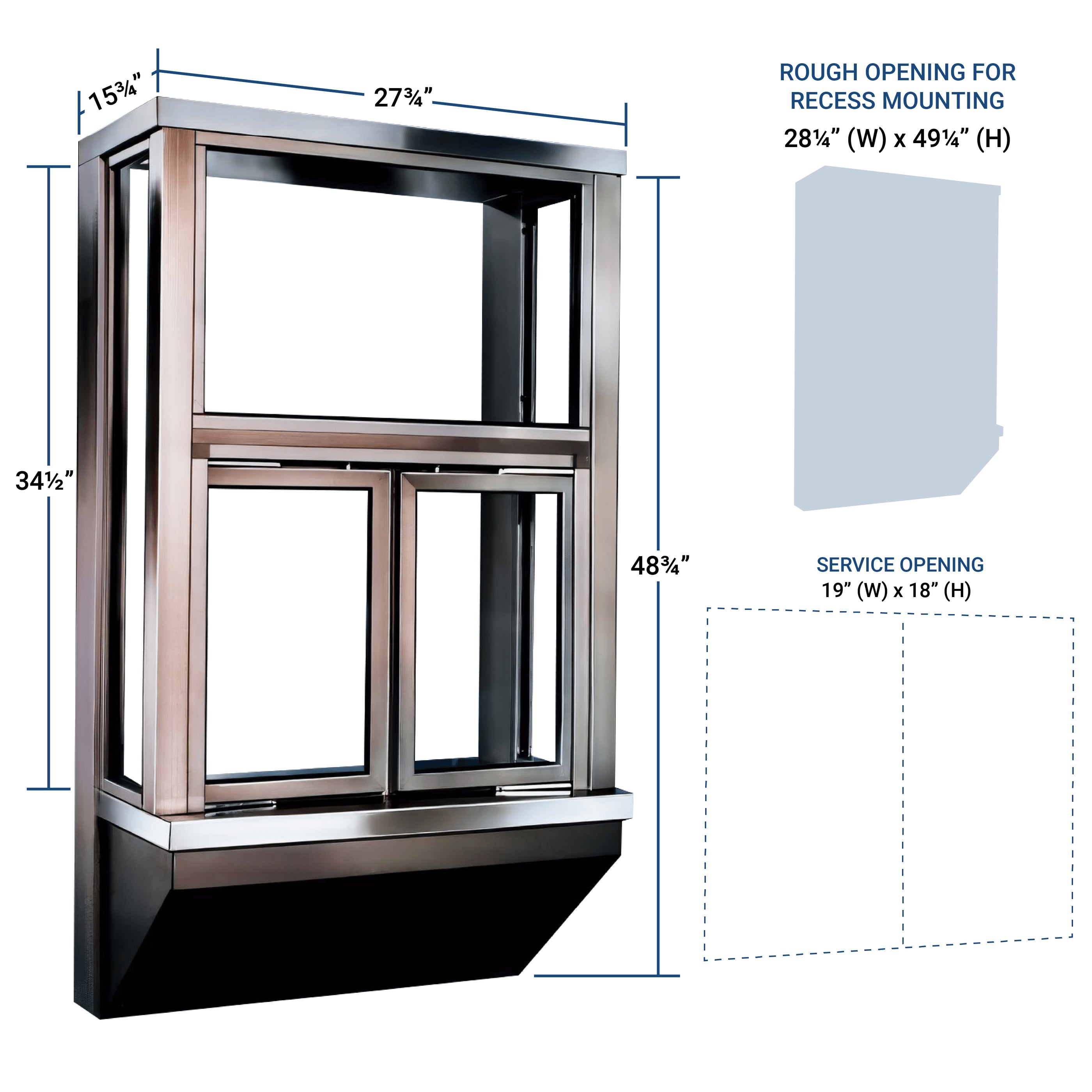 Ready Access Bump Out 2 Drive Thru Window — Covenant Security Equipment