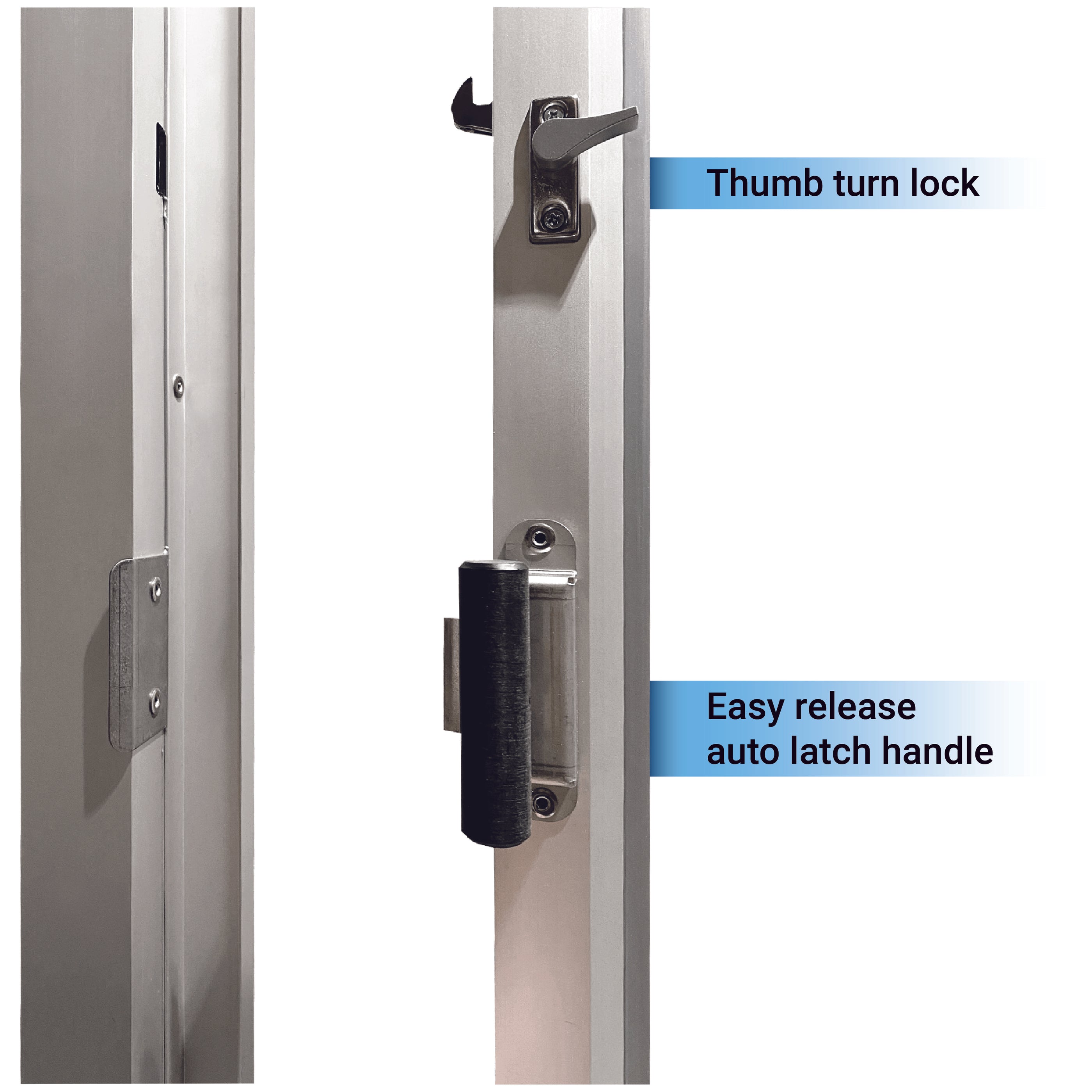 Ready Access 275 Self Closing Drive-Thru Slider Window with Transom an ...