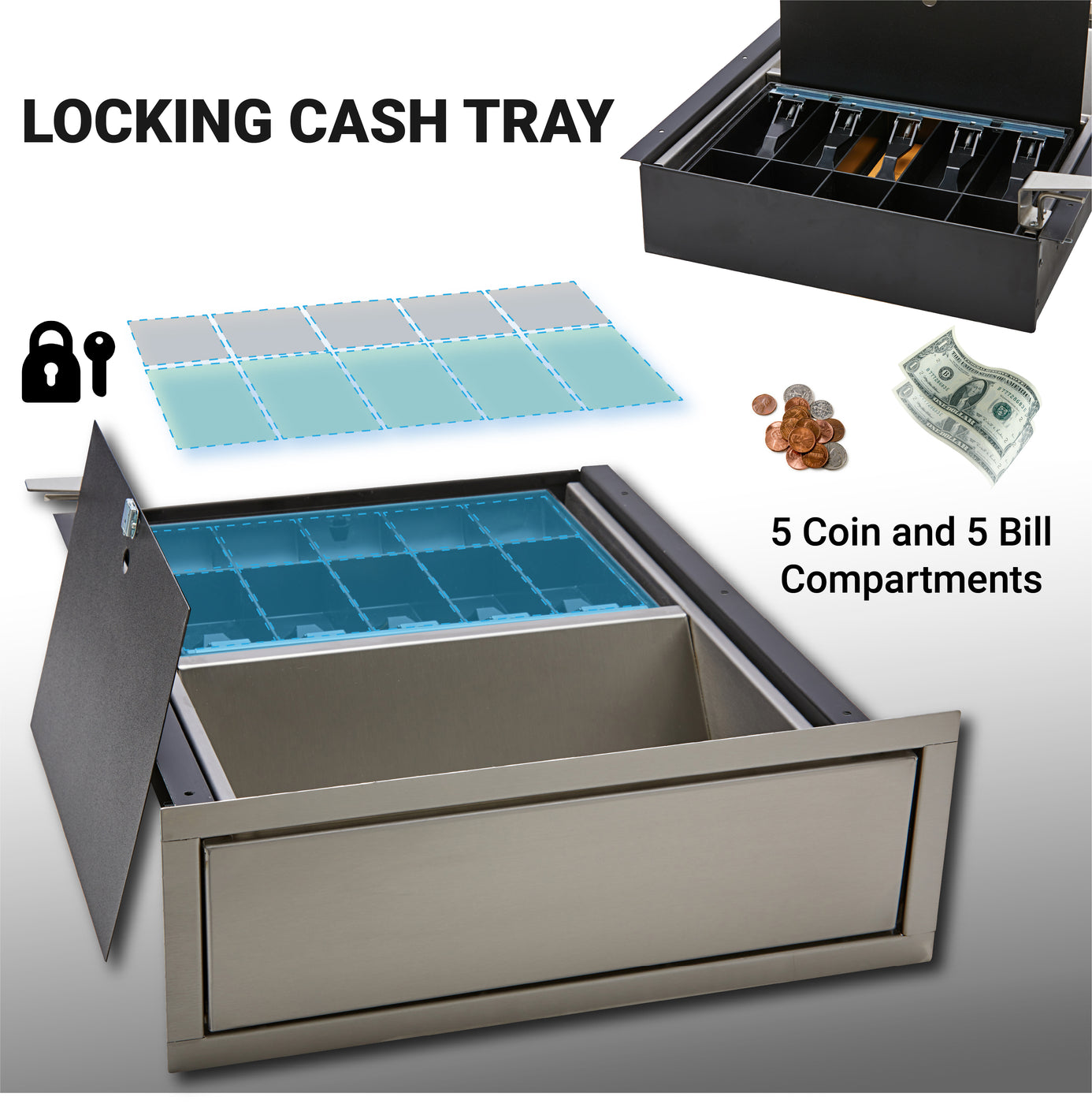 Armortex SS4D Medium 7" High Transaction Drawer — Covenant Security ...