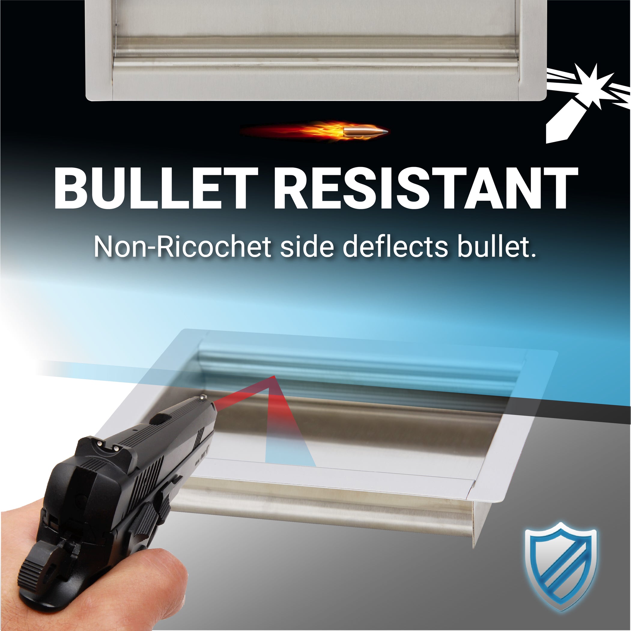 Armortex Recessed Deal Trays — Covenant Security Equipment