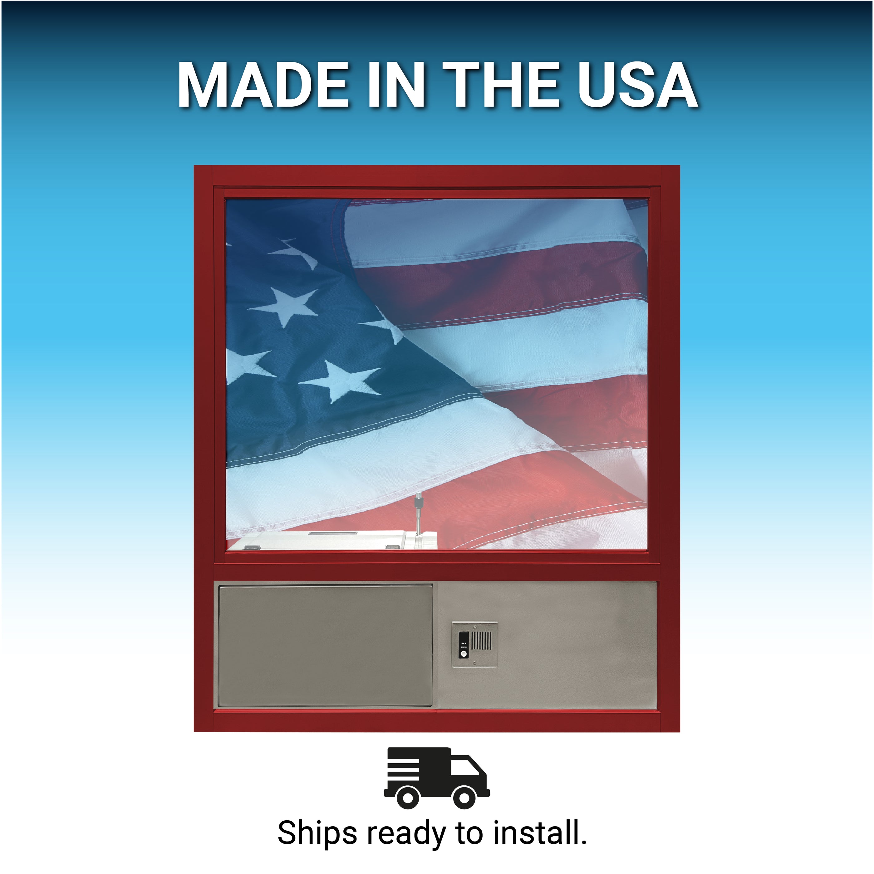 Ready Access 603 | 47 ½”(W) x 58 ½”(H) Security Combo Transaction Wind ...