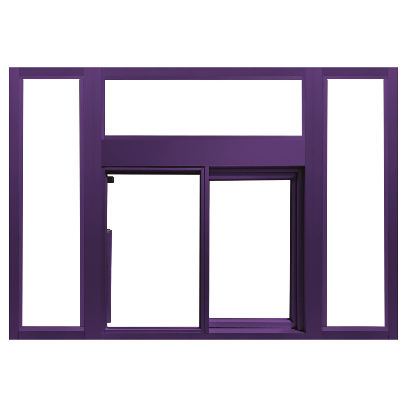 Ready Access 275 Self Closing Drive-Thru Slider Window with Transom an ...