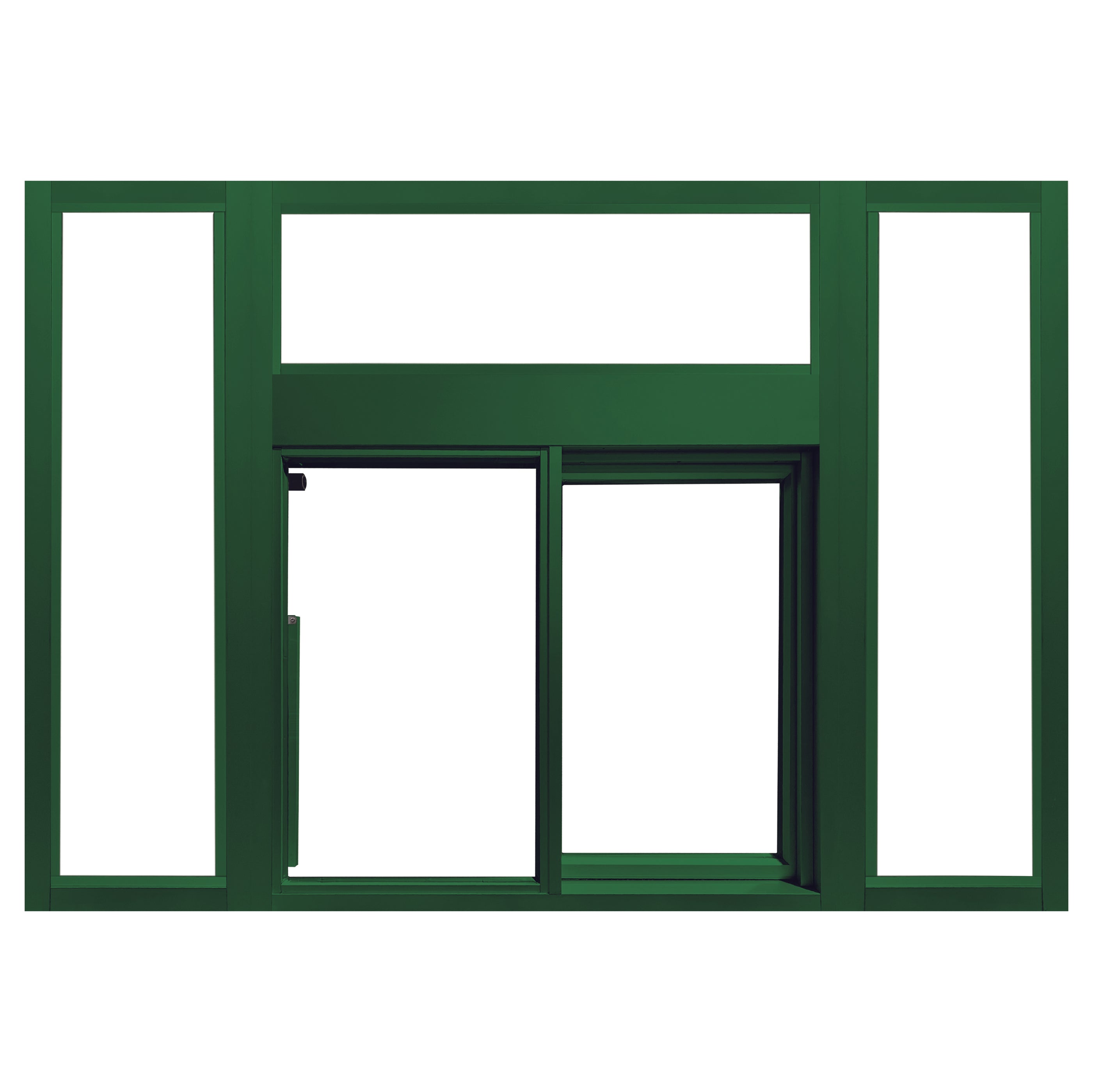 Ready Access 275 Self Closing Drive-Thru Slider Window with Transom an ...