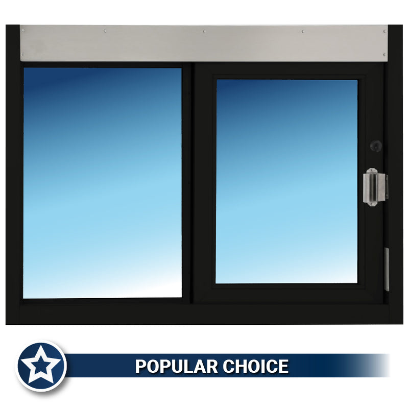 Quikserv Ticket Window with Slide Up | Bullet Resistant | Fast Shipping ...