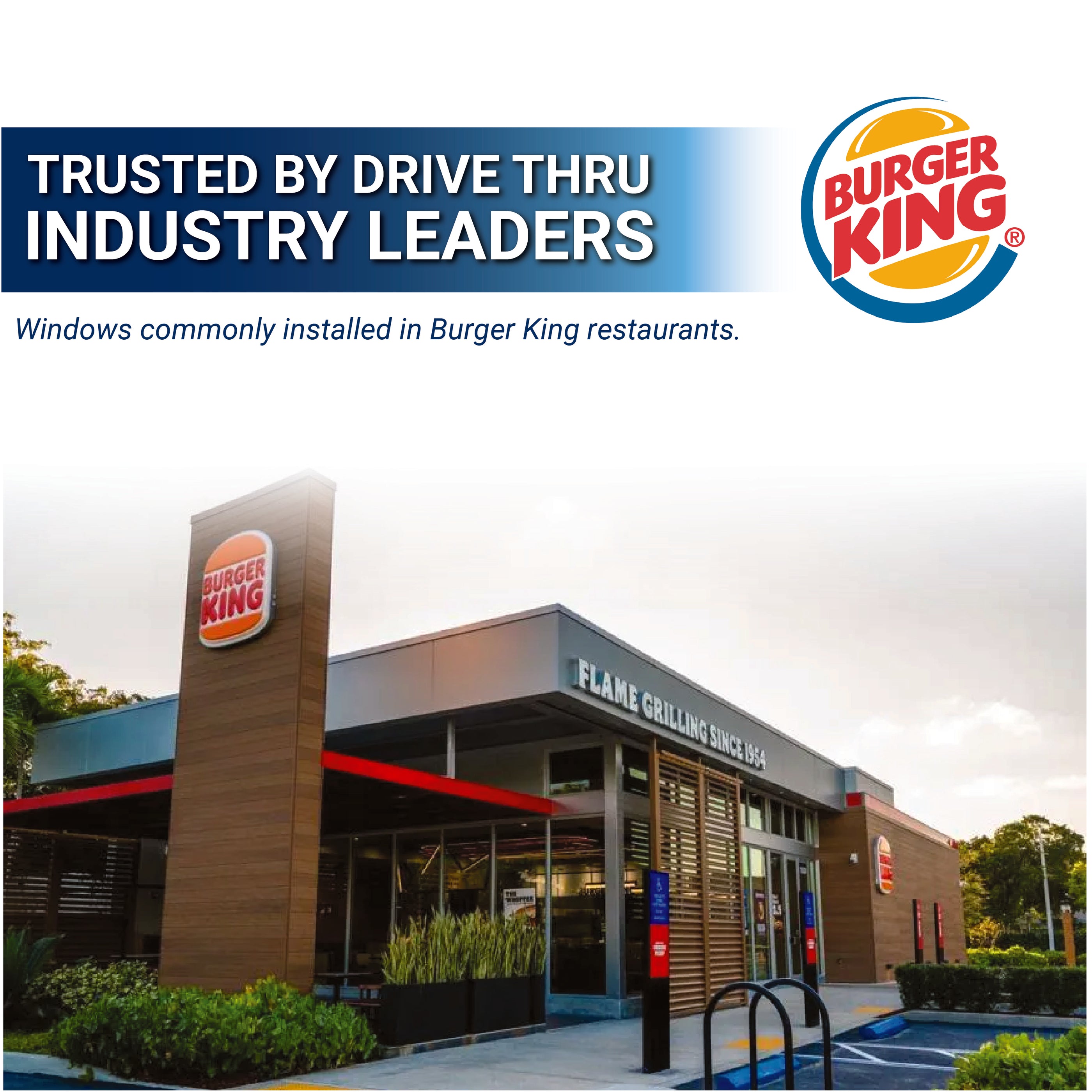 Quikserv Burger King | Drive Thru Slider Windows — Covenant Security ...