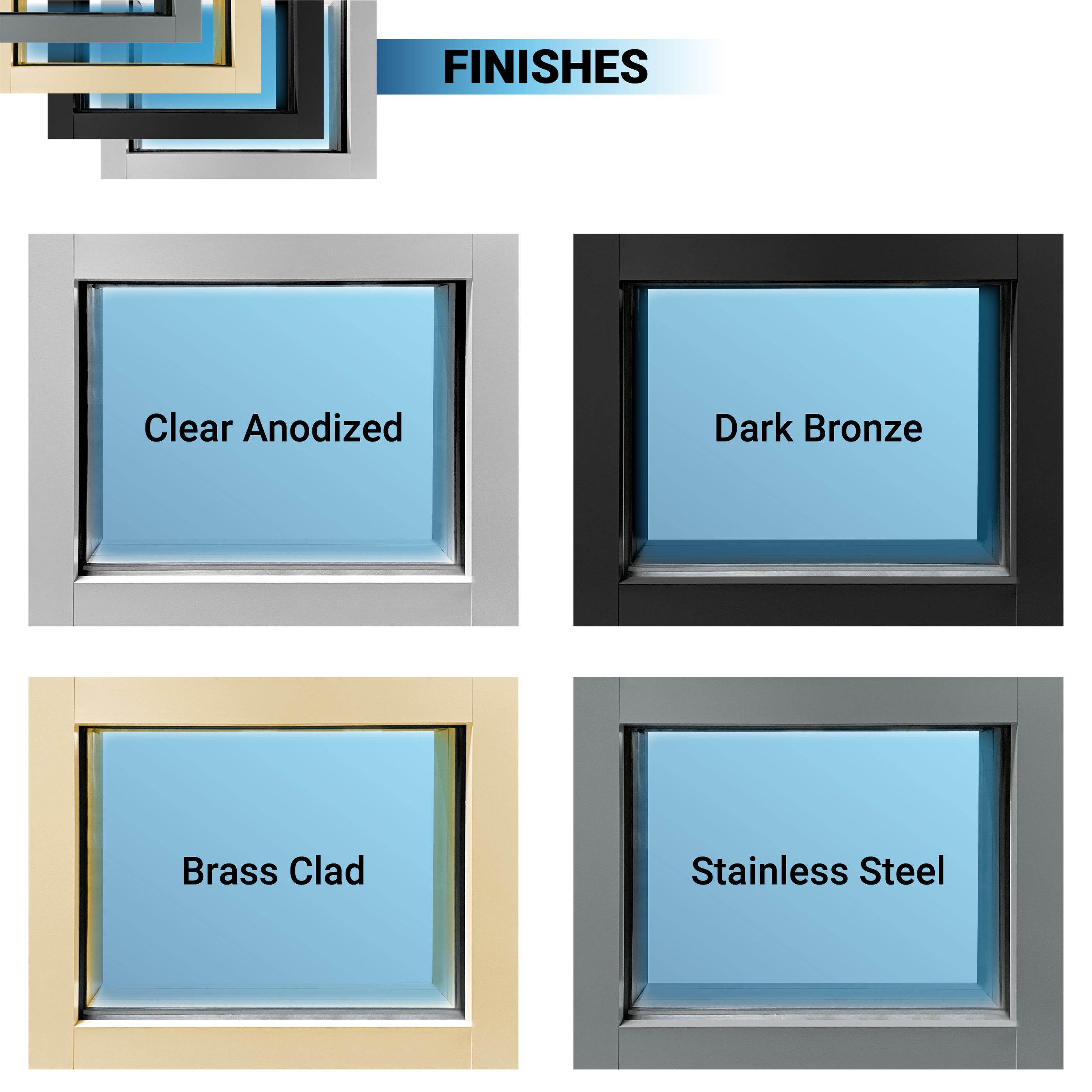 Bullet and Blast Resistant Fixed Exterior Aluminum Window | 400 Series ...