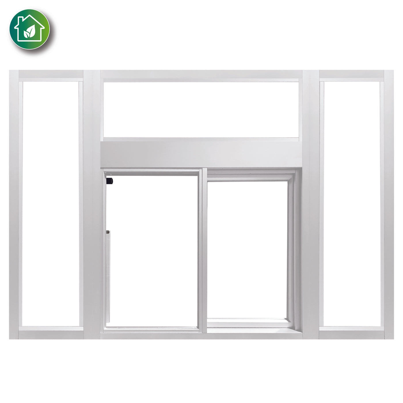 Ready Access 600 Self Closing Drive-Thru Slider Window with Transom an ...