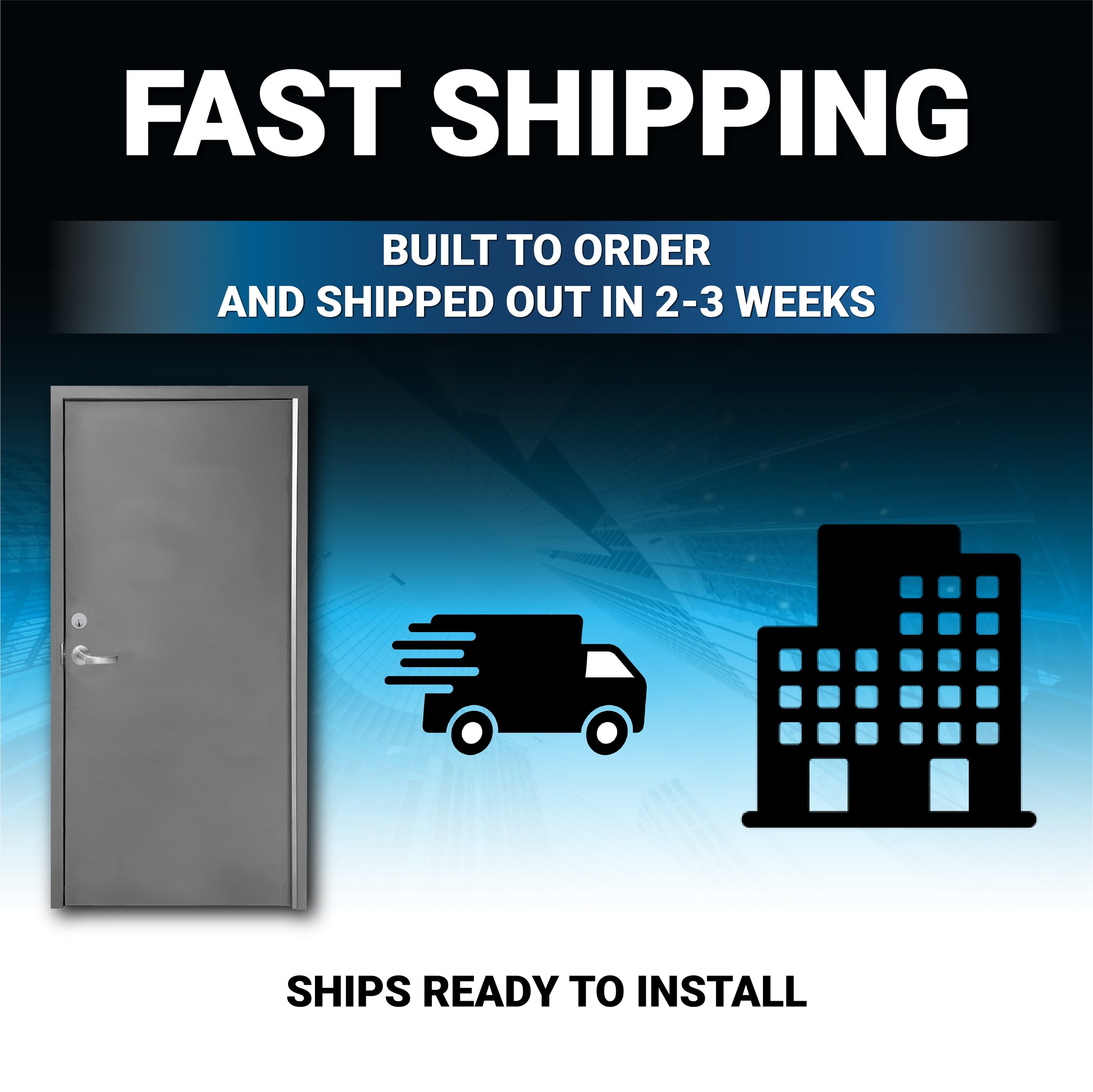 Steel Bullet Resistant Level 3 Interior Door — Covenant Security Equipment