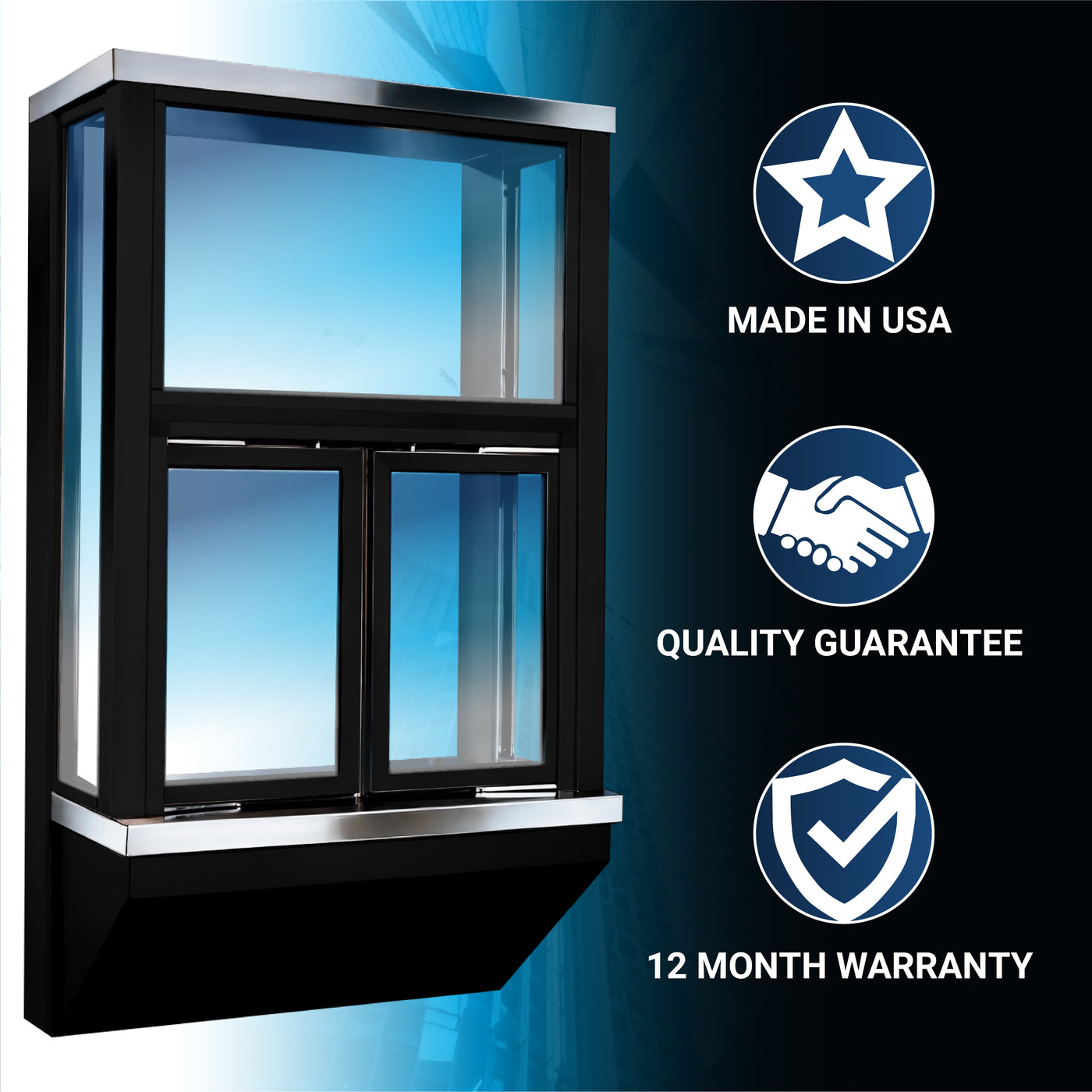Ready Access Bump Out 2 Drive Thru Window — Covenant Security Equipment
