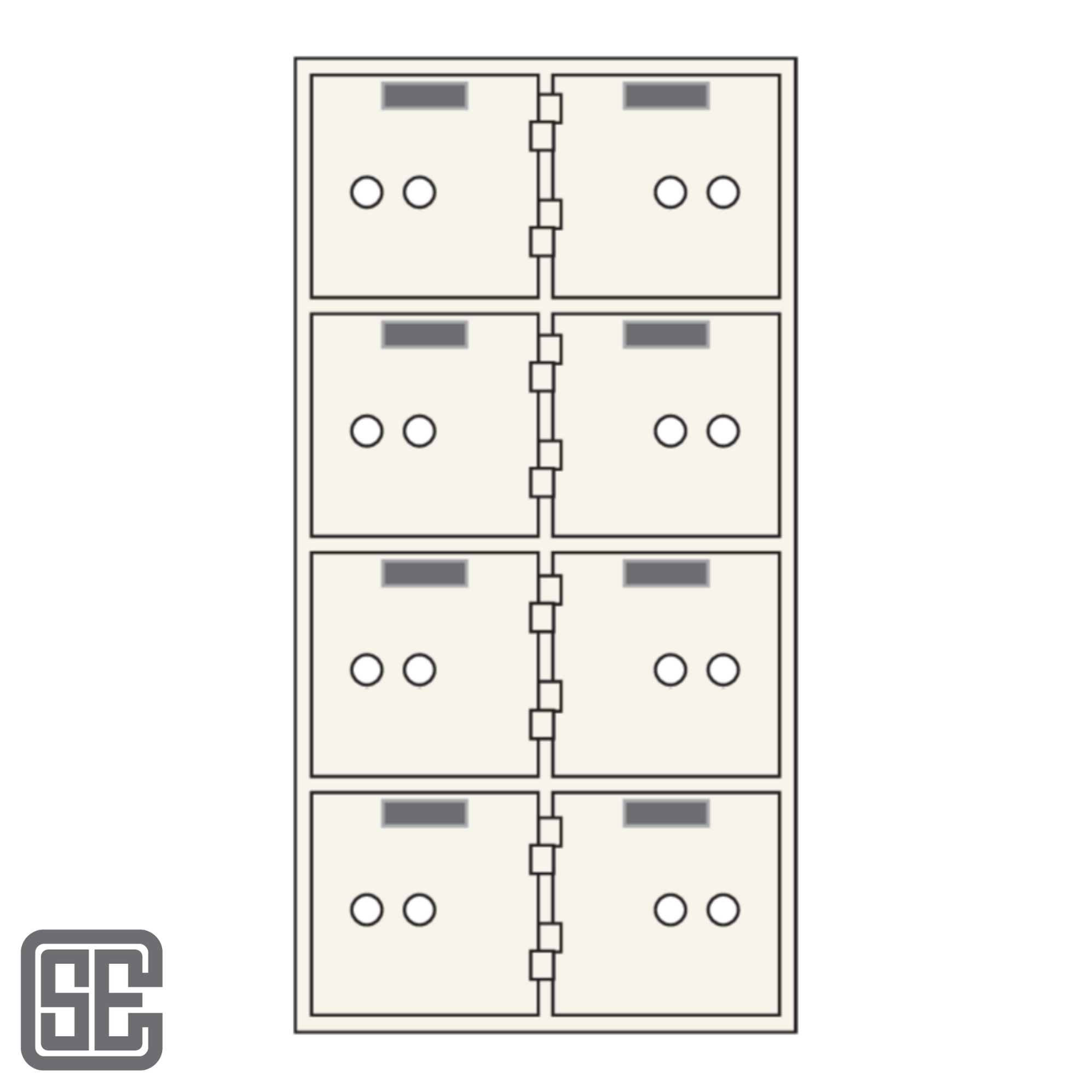 CSE-SCS-AXN-8 Safe Deposit Box — Covenant Security Equipment