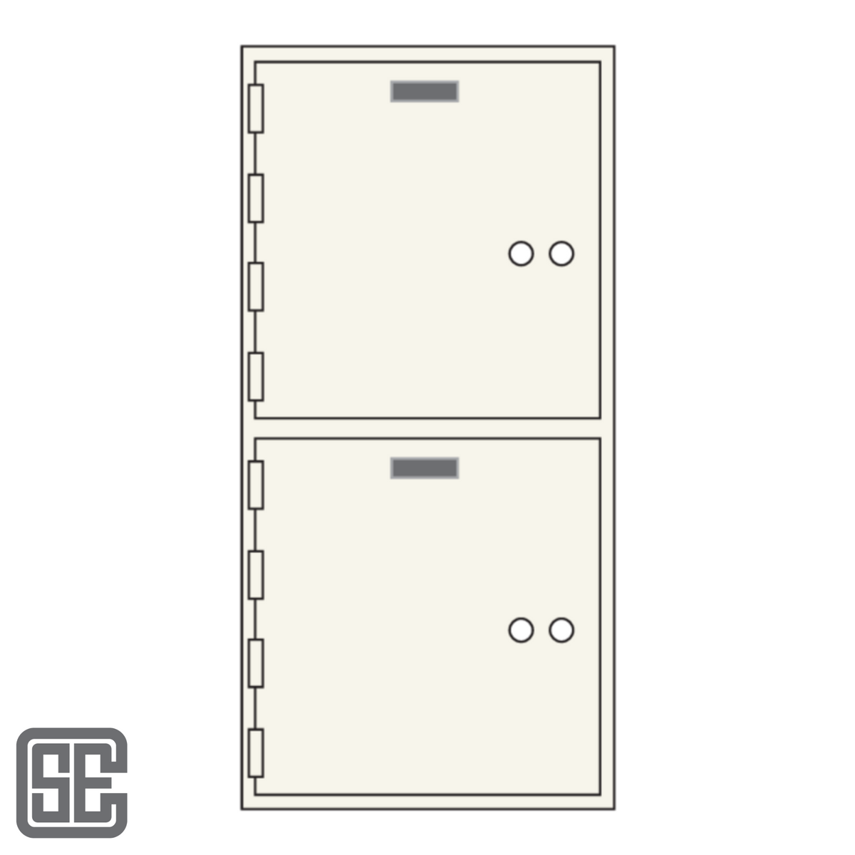 CSE-SCS-AXN-2 Safe Deposit Box — Covenant Security Equipment