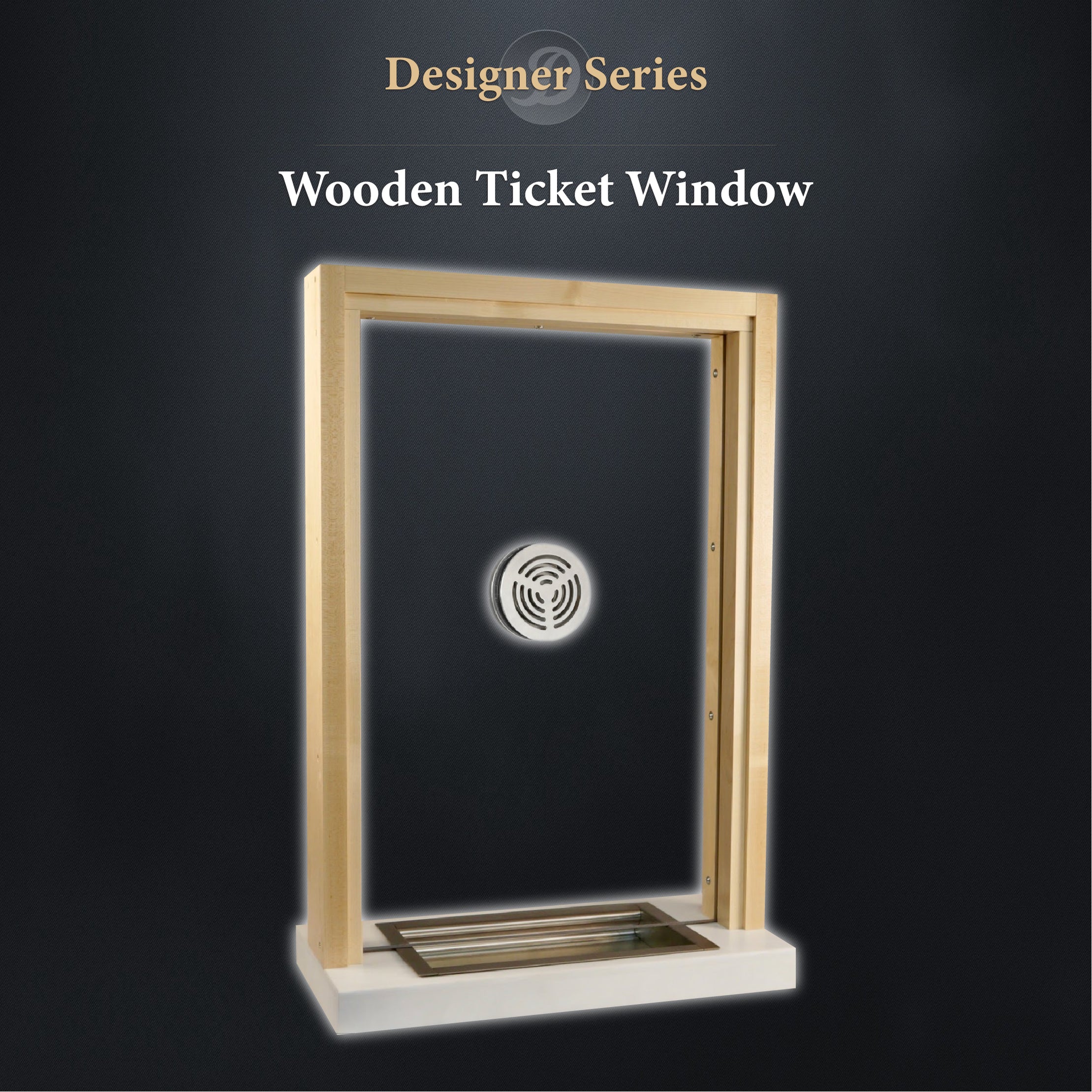 CSE-SW-TW1 | Wood-framed Bullet Resistant Ticket Window | Designer Ser ...