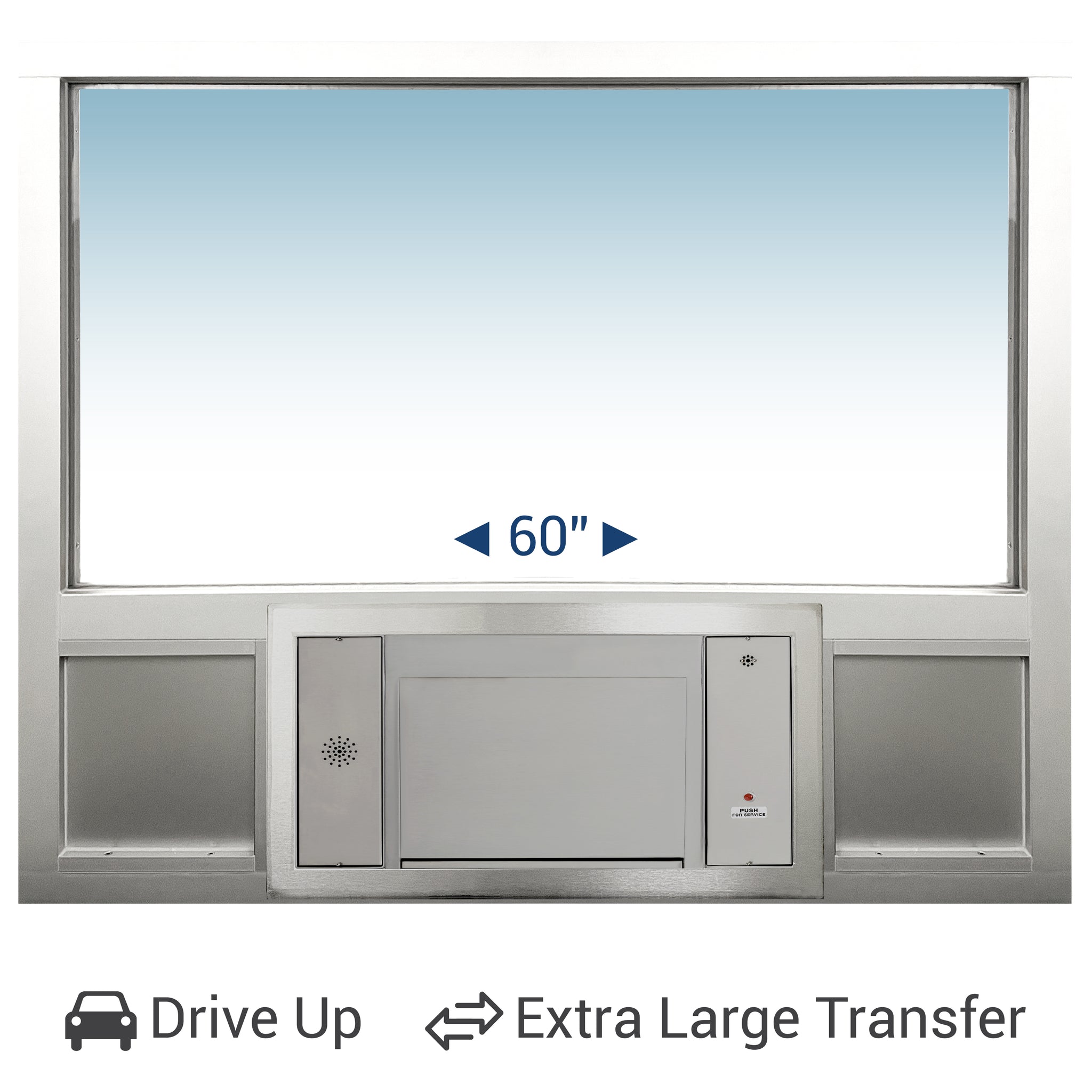 Bulletproof Drive-Thru Transfer Windows & Drawers | Covenant Security ...