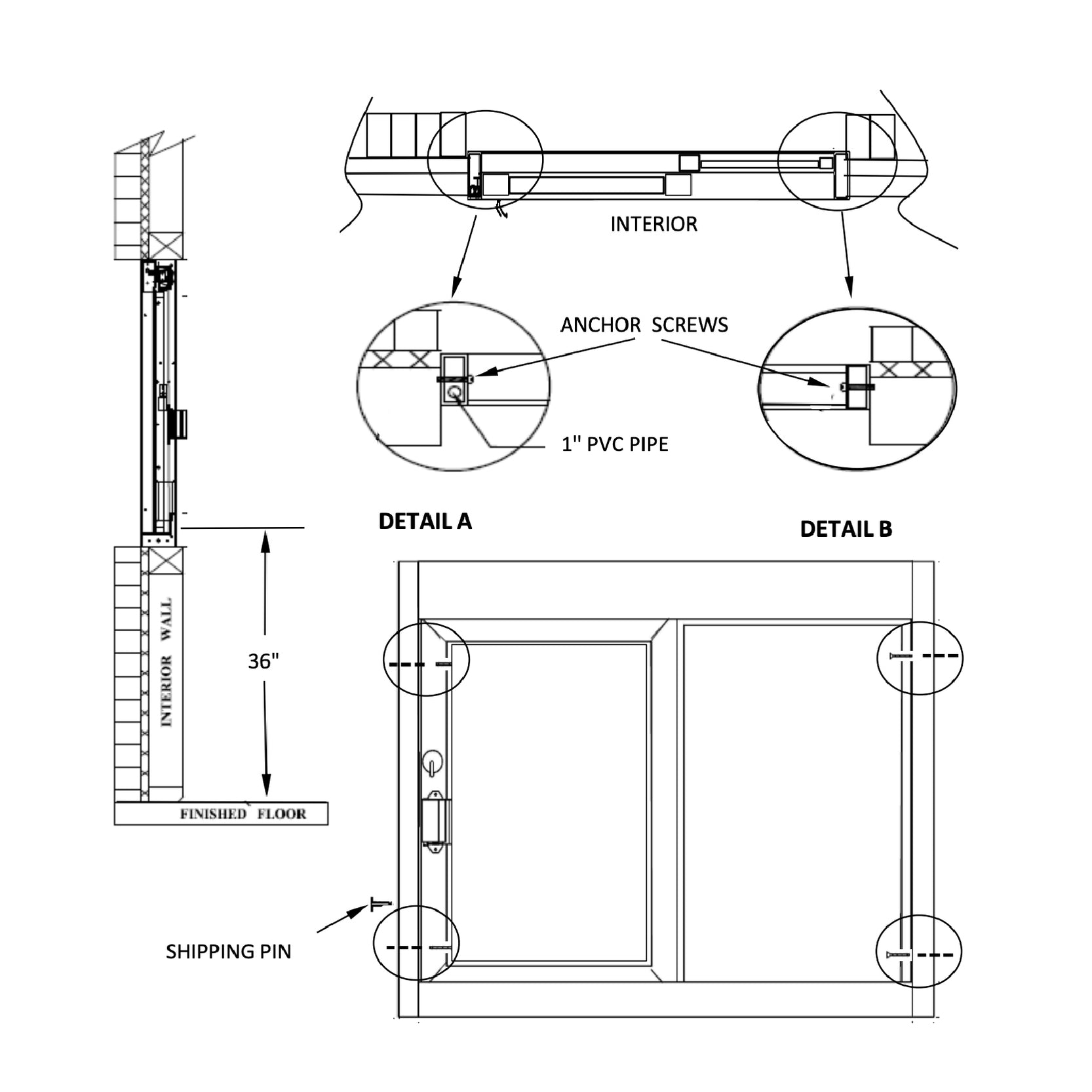 Hurricane Impact Rated Self Closing Drive-Thru Slider Window | CSE-QS ...