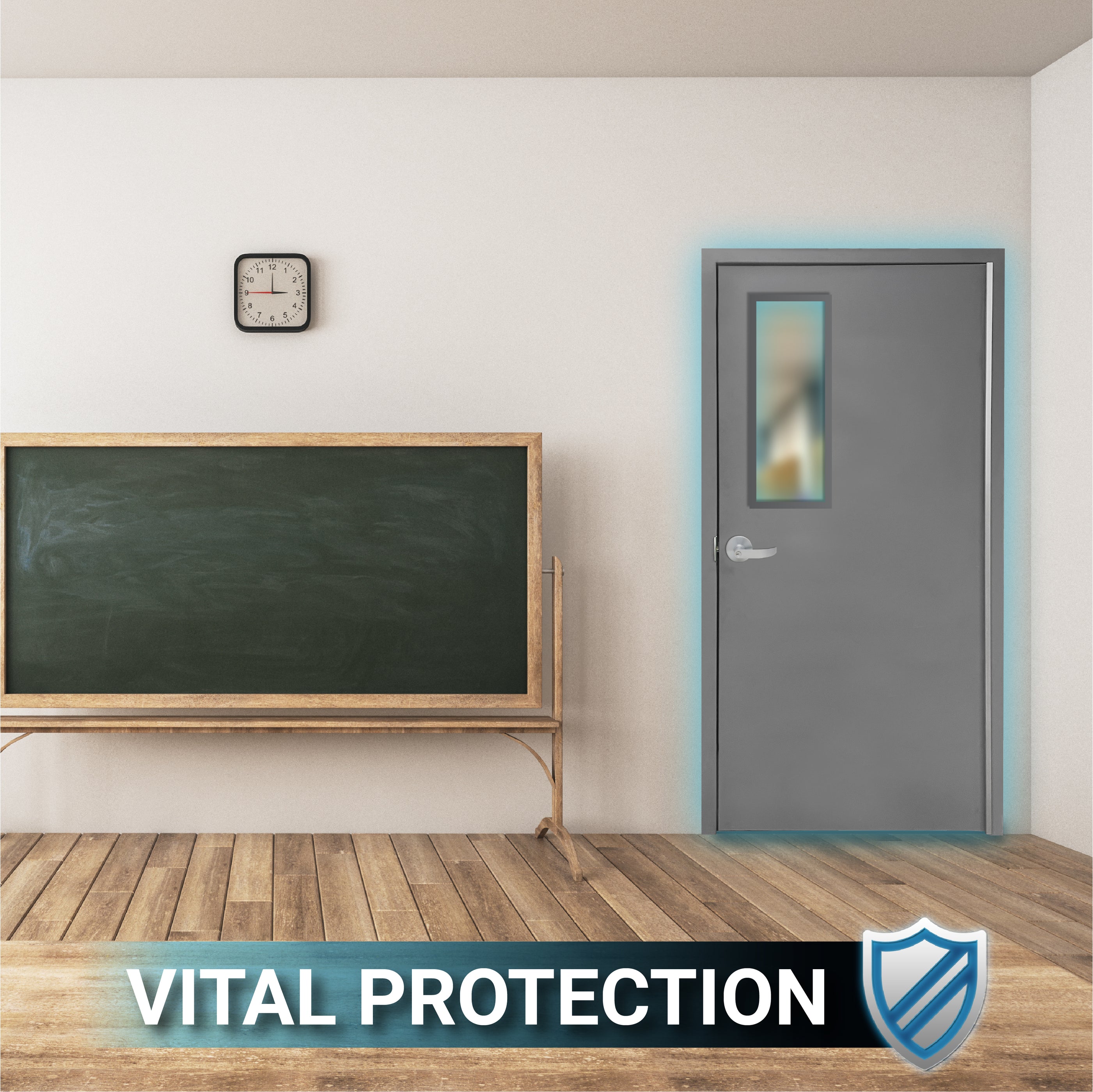 Bullet Resistant Metal Interior Door with Multiple Window Options ...