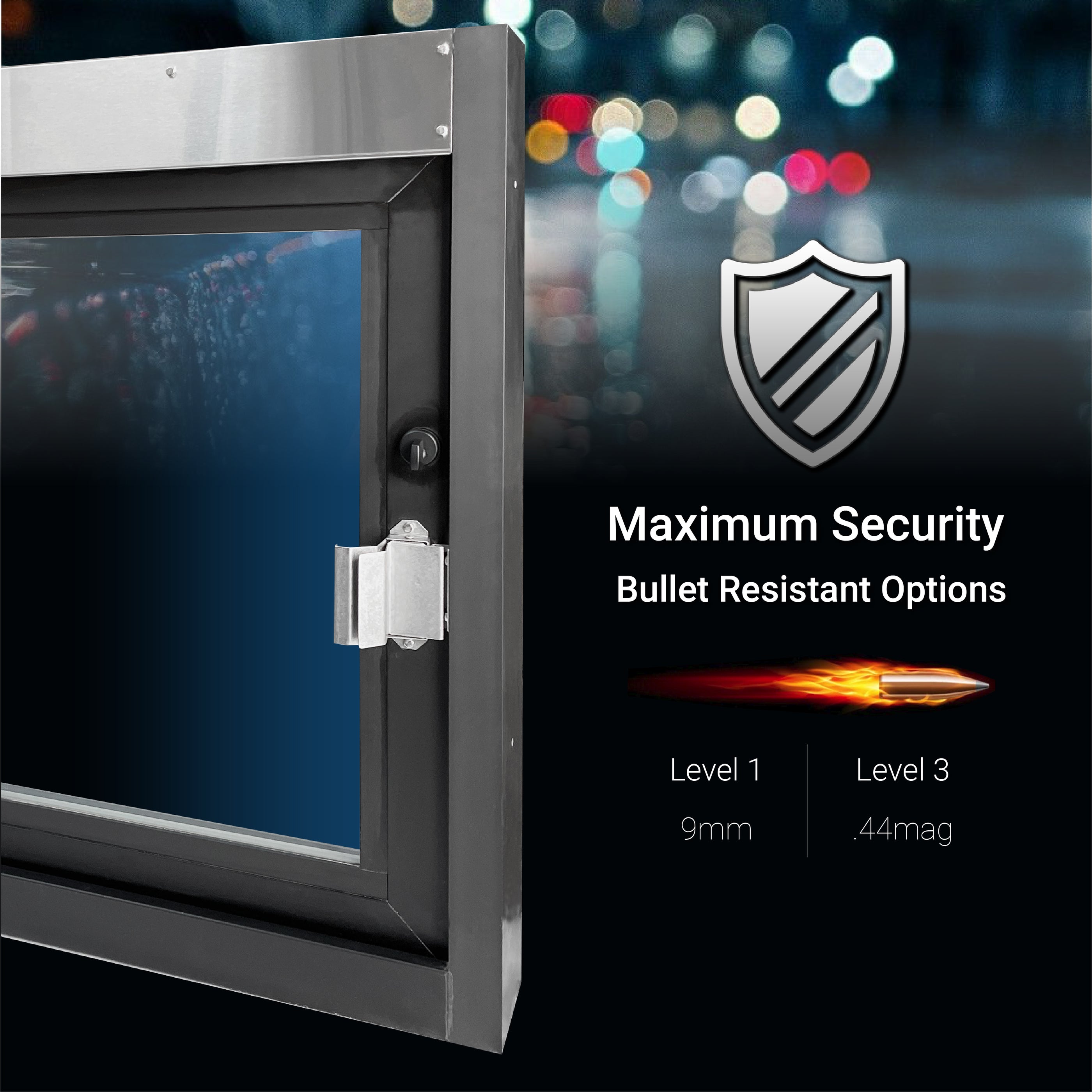 Quikserv Self-Closing Drive-Thru Window — Covenant Security Equipment