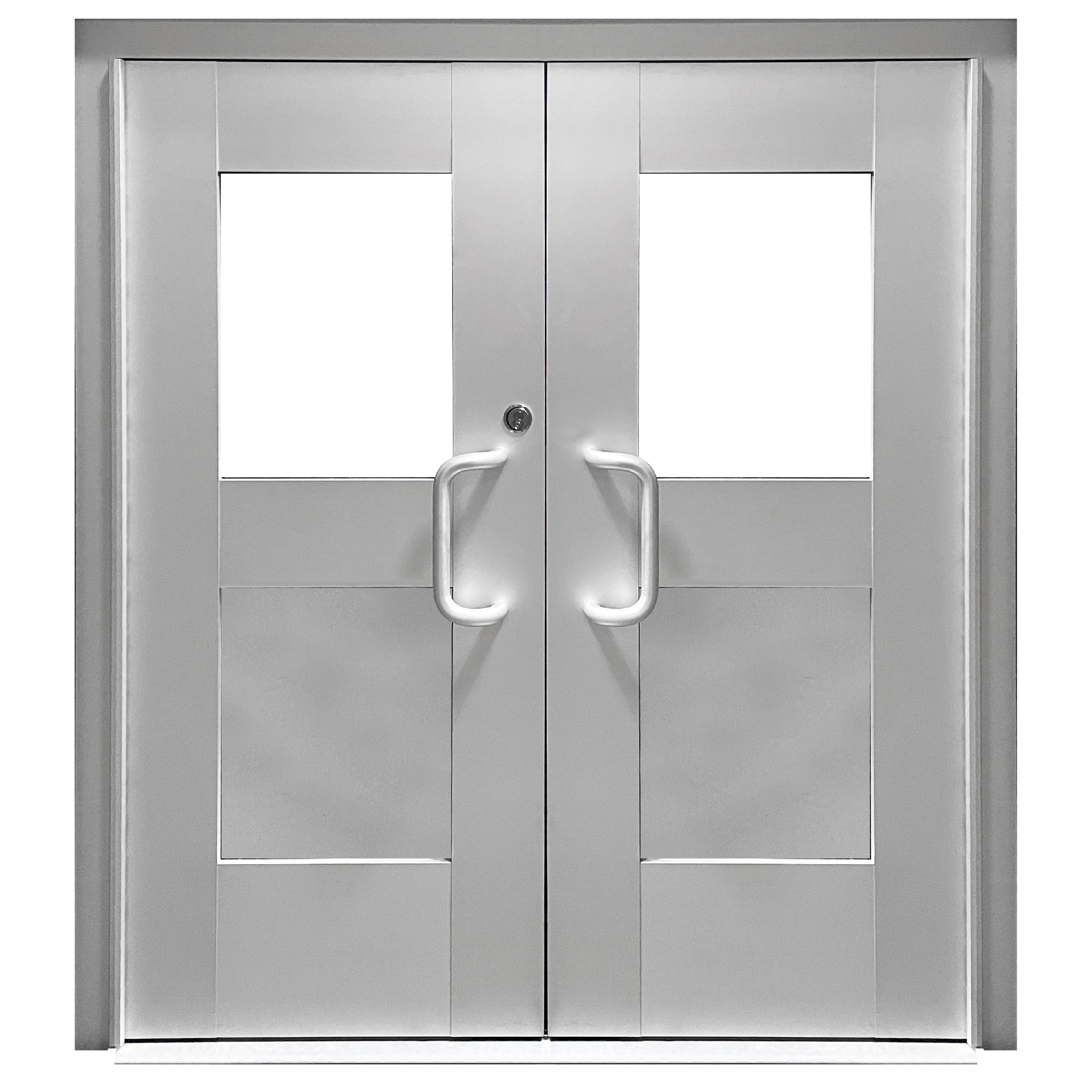 Bullet Resistant Aluminum Exterior Door with Multiple Window Options ...