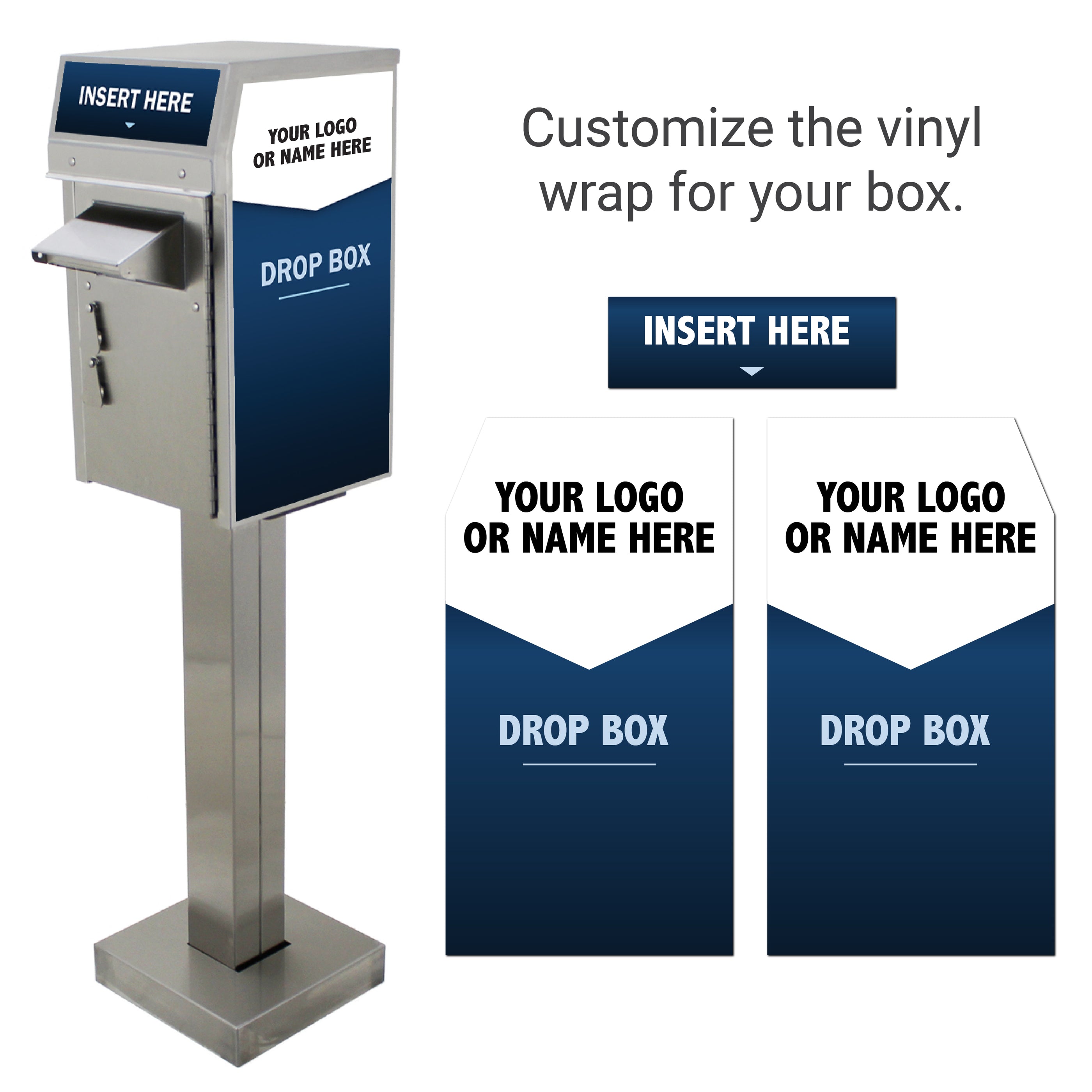 Outdoor Rent Payment Drop Box, Industrial Grade Stainless Steel ...