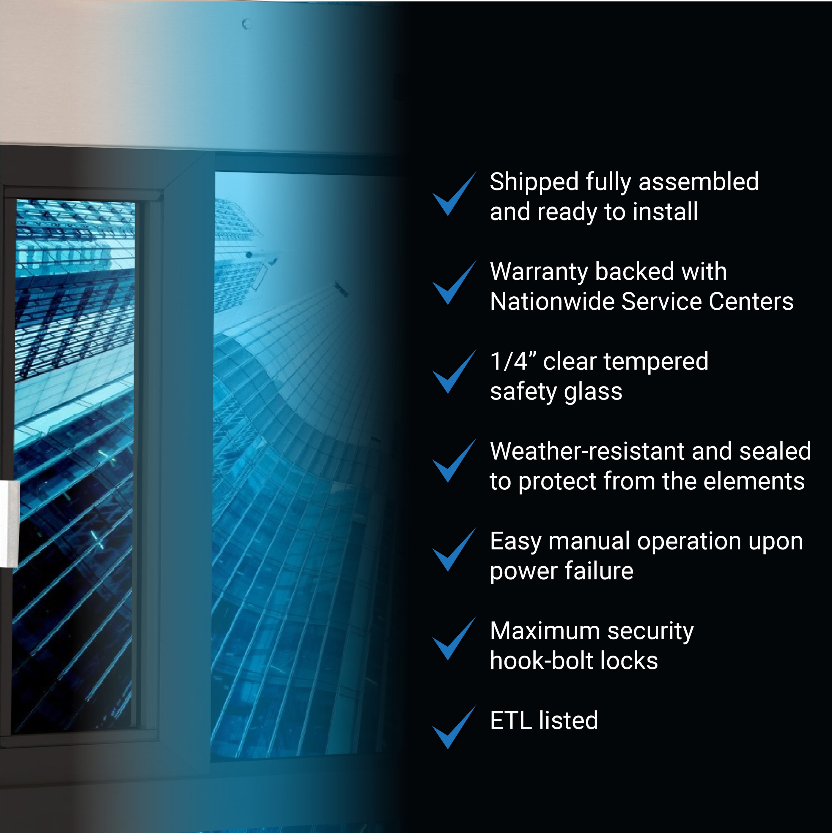 Large Automatic Drive-Thru Food Service Sliding Window | CSE-QS-BPSC ...