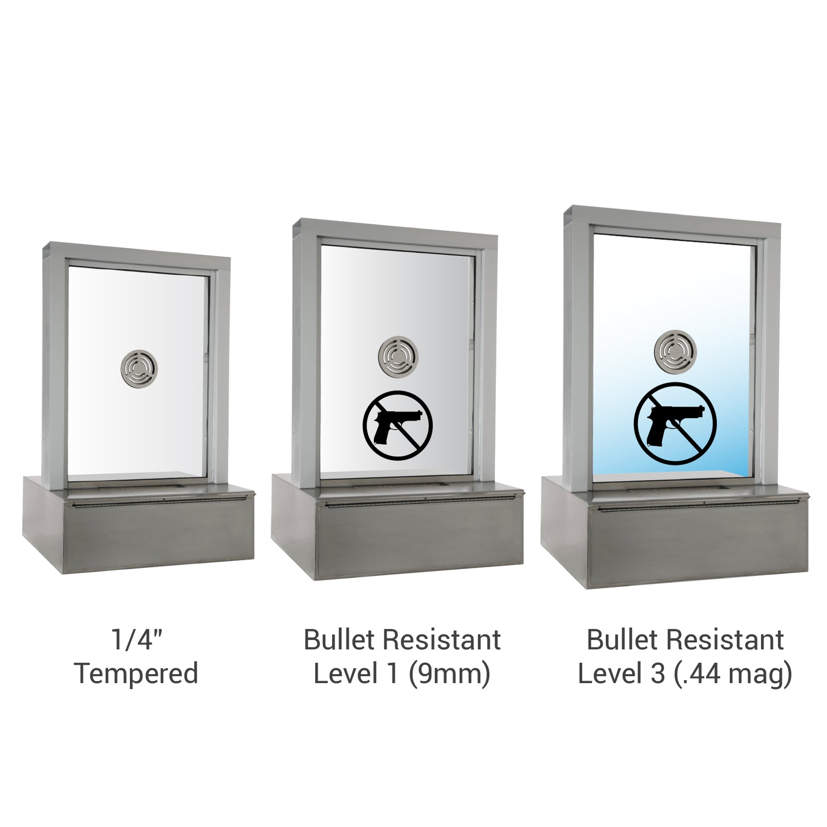 Ticket Window With Pizza Drawer Transaction Station | CSE-QS-TS-PD ...