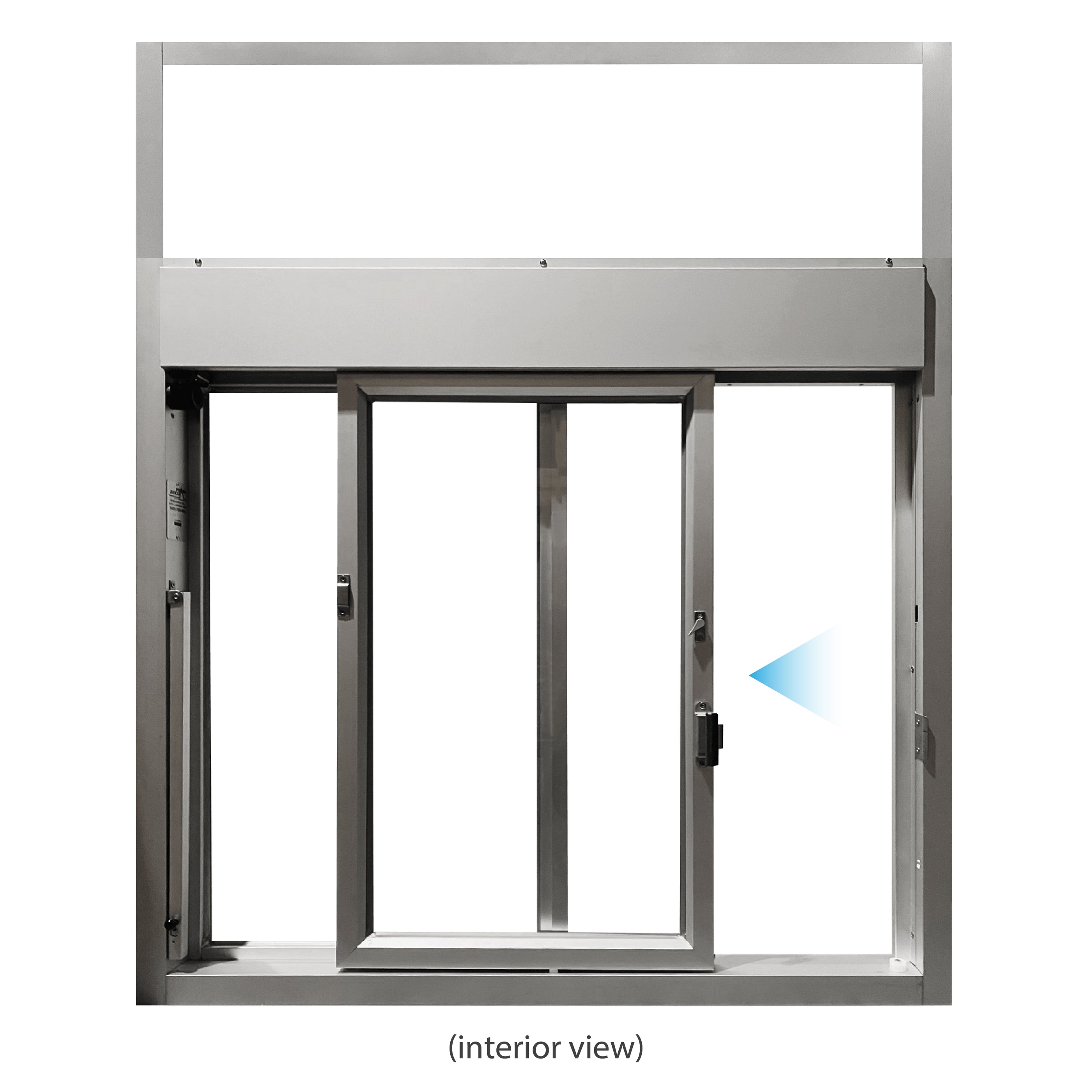 Ready Access 275 Self Closing Drive-Thru Slider Window with Transom ...