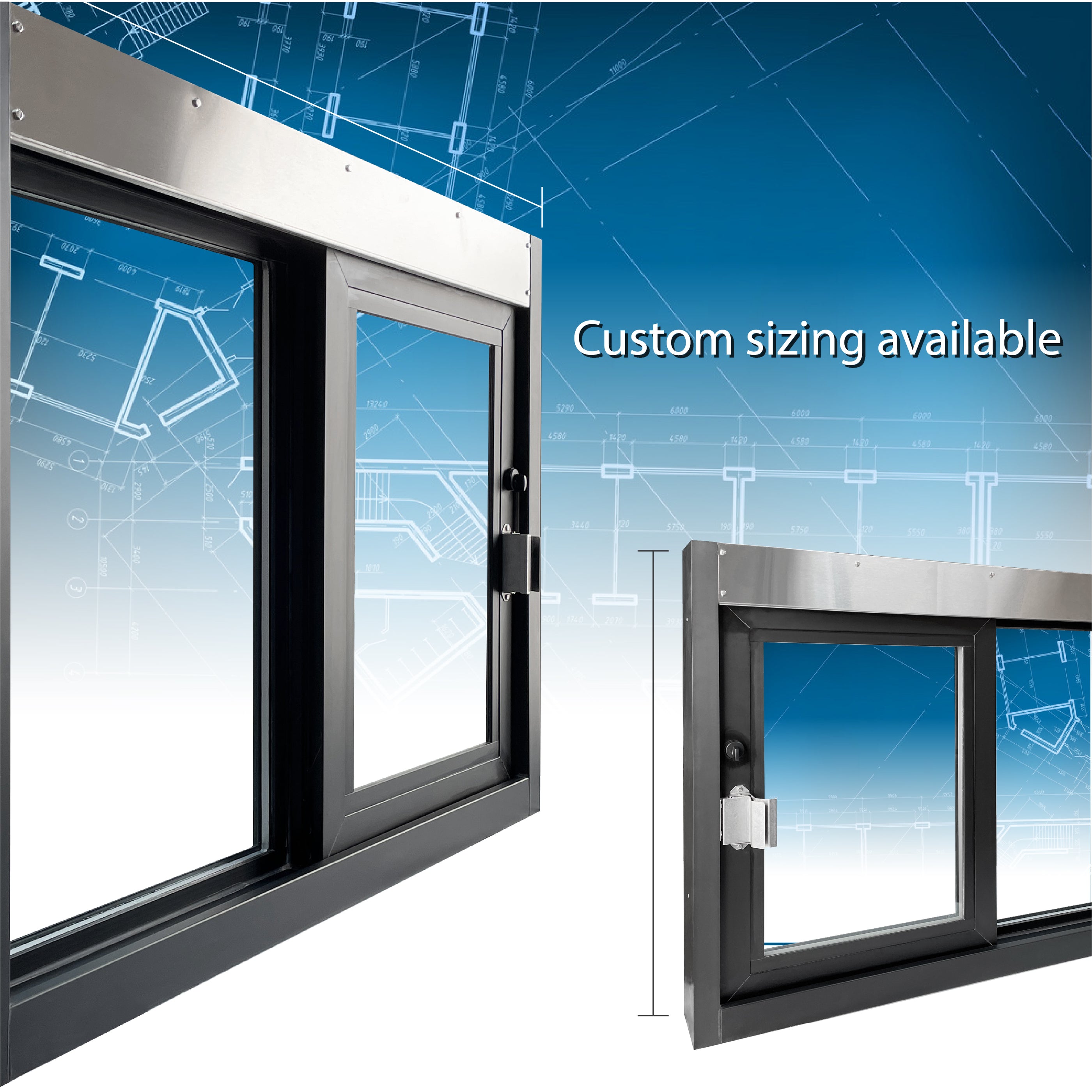 Quikserv Self-Closing Drive-Thru Window — Covenant Security Equipment