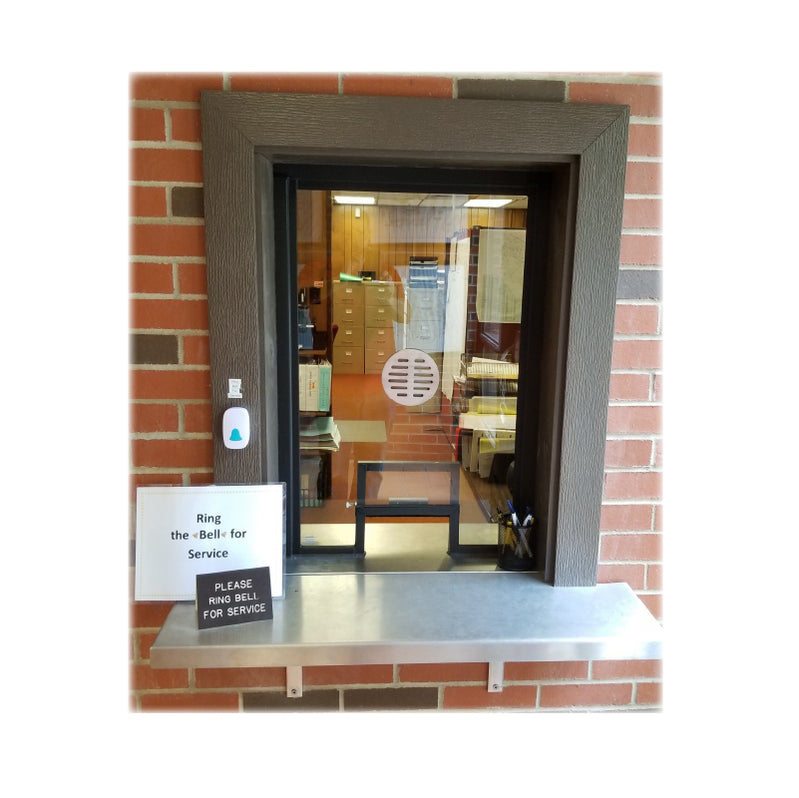 Quikserv Ticket Window with Slide Up | Bullet Resistant | Fast Shipping ...