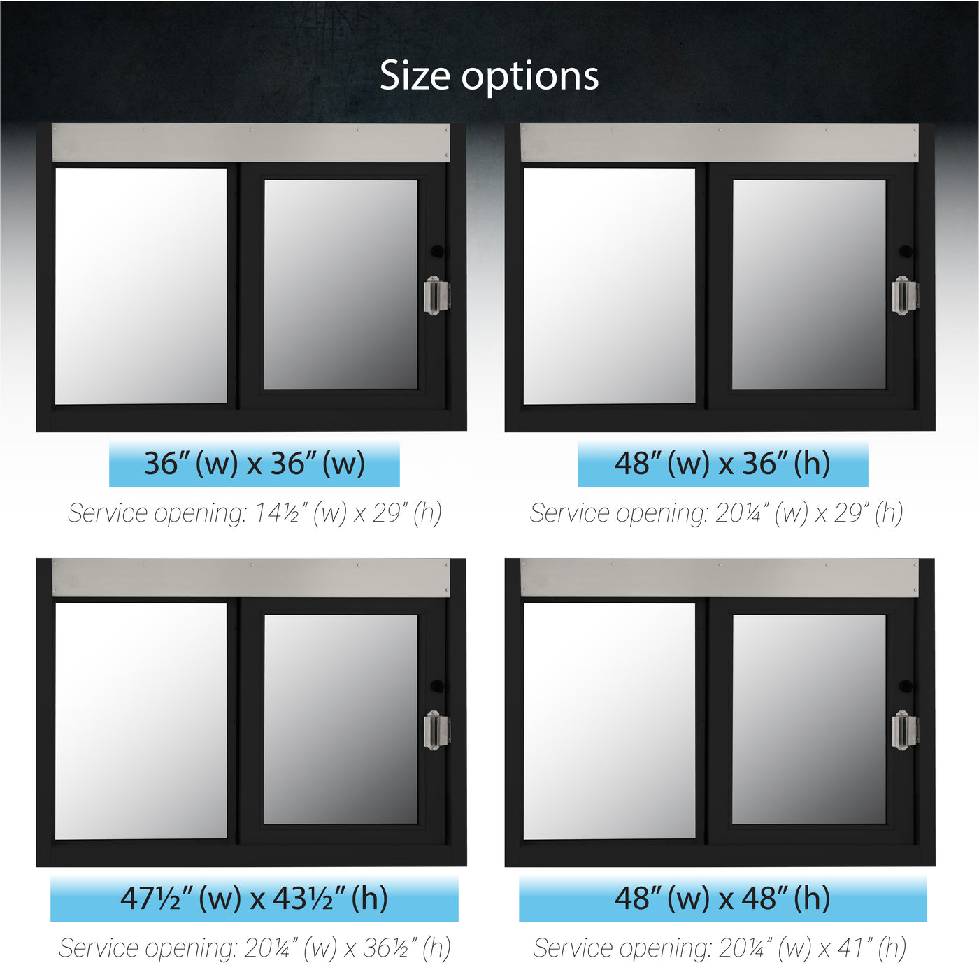 Quikserv Self-Closing Drive-Thru Window — Covenant Security Equipment