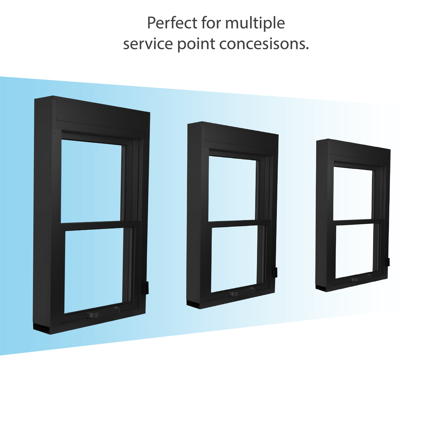 Quikserv SUI-100 Vertical Lift Transaction Drive Thru Window | Manual ...
