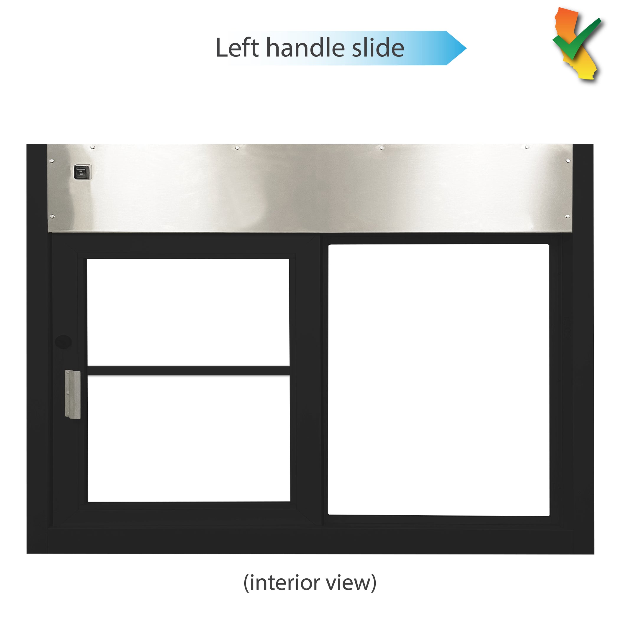Quikserv California Drive Thru Slider Window for QSR Food Service | Re ...