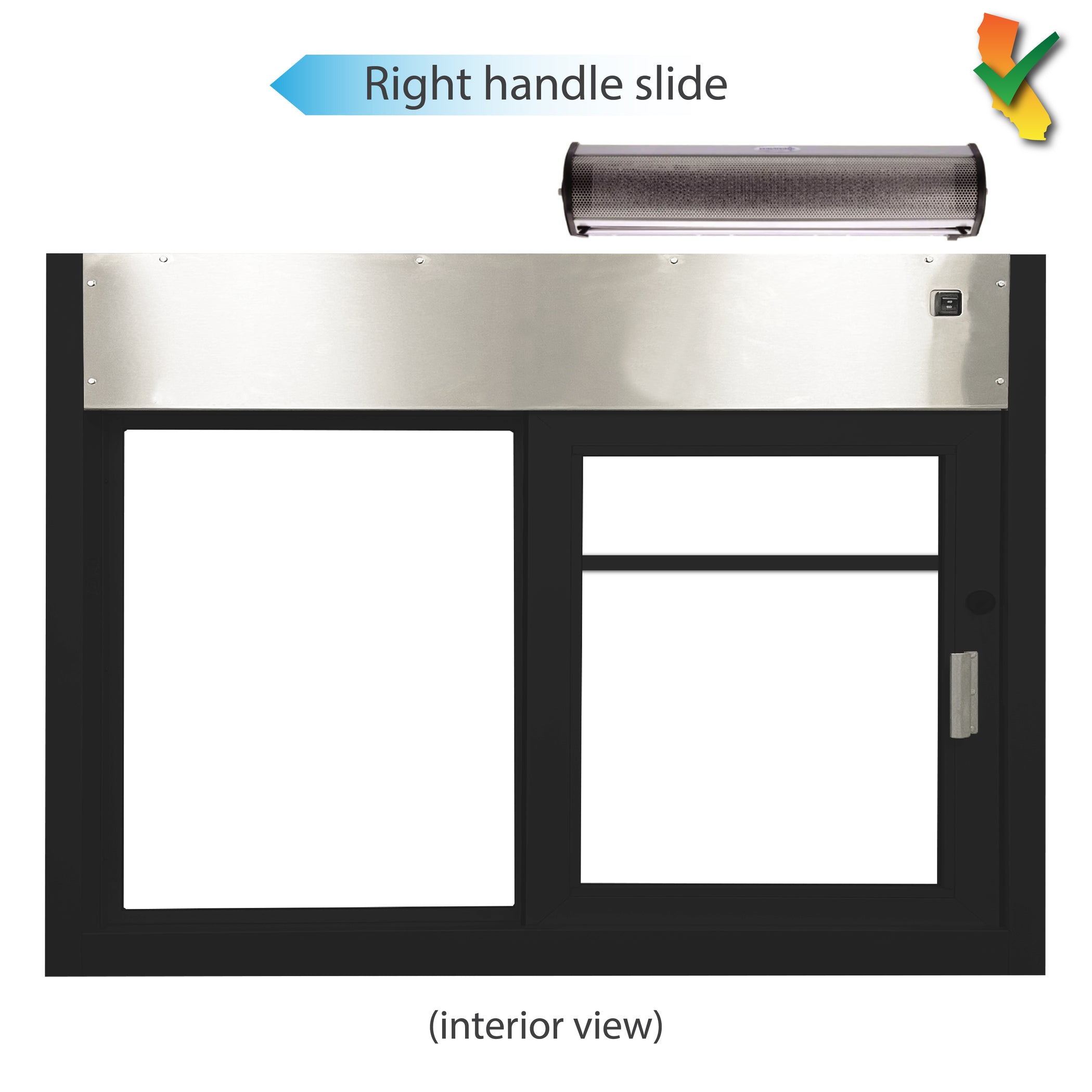 Quikserv California Drive Thru Slider Window for QSR Food Service | Re ...