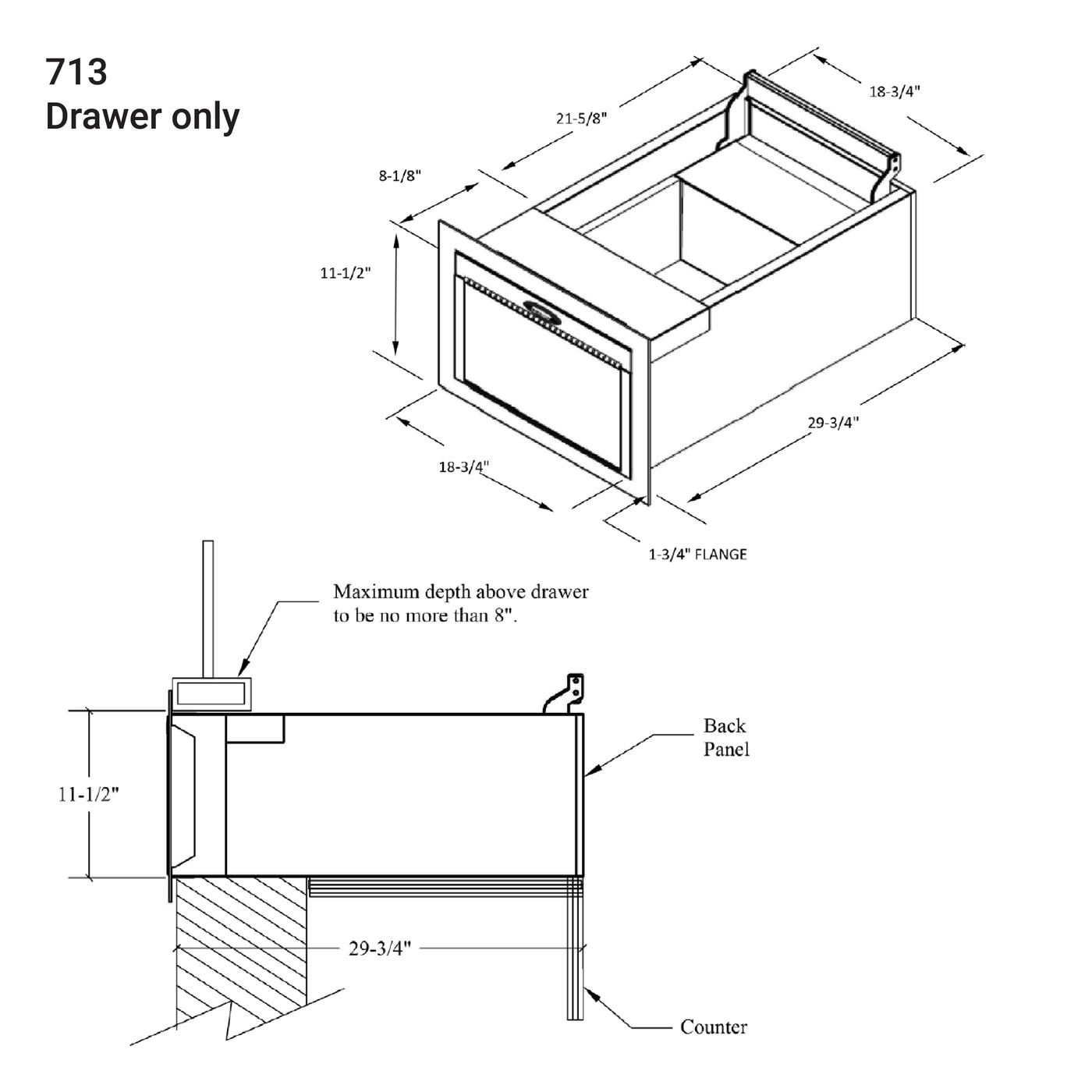 Quikserv Large Transaction Drawer | Drive Up | CSE-QS-QSP-713 ...
