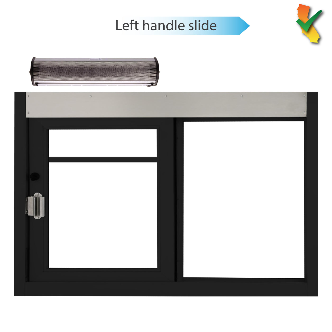 Quikserv California Drive Thru Slider Window for QSR Food Service | Re ...