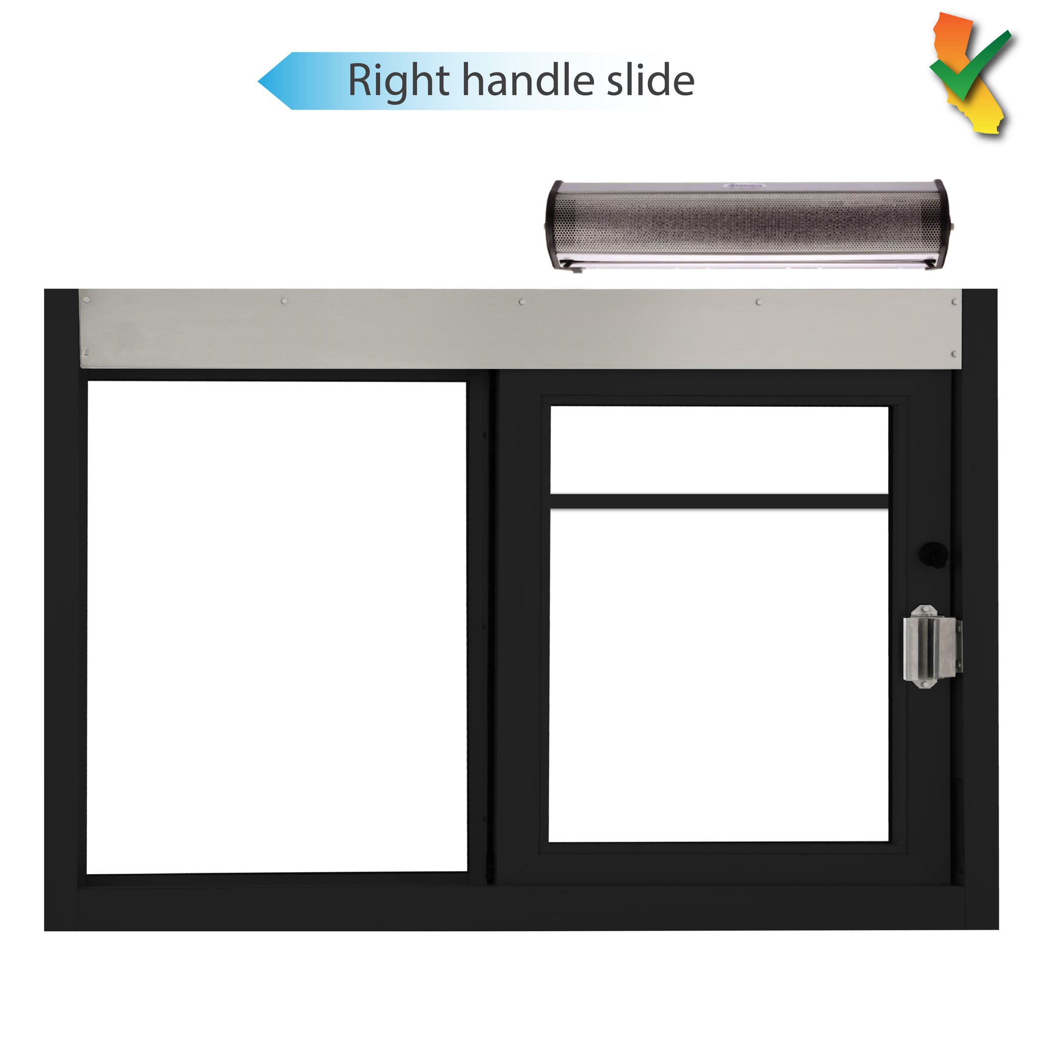 Quikserv California Drive Thru Slider Window for QSR Food Service | Re ...