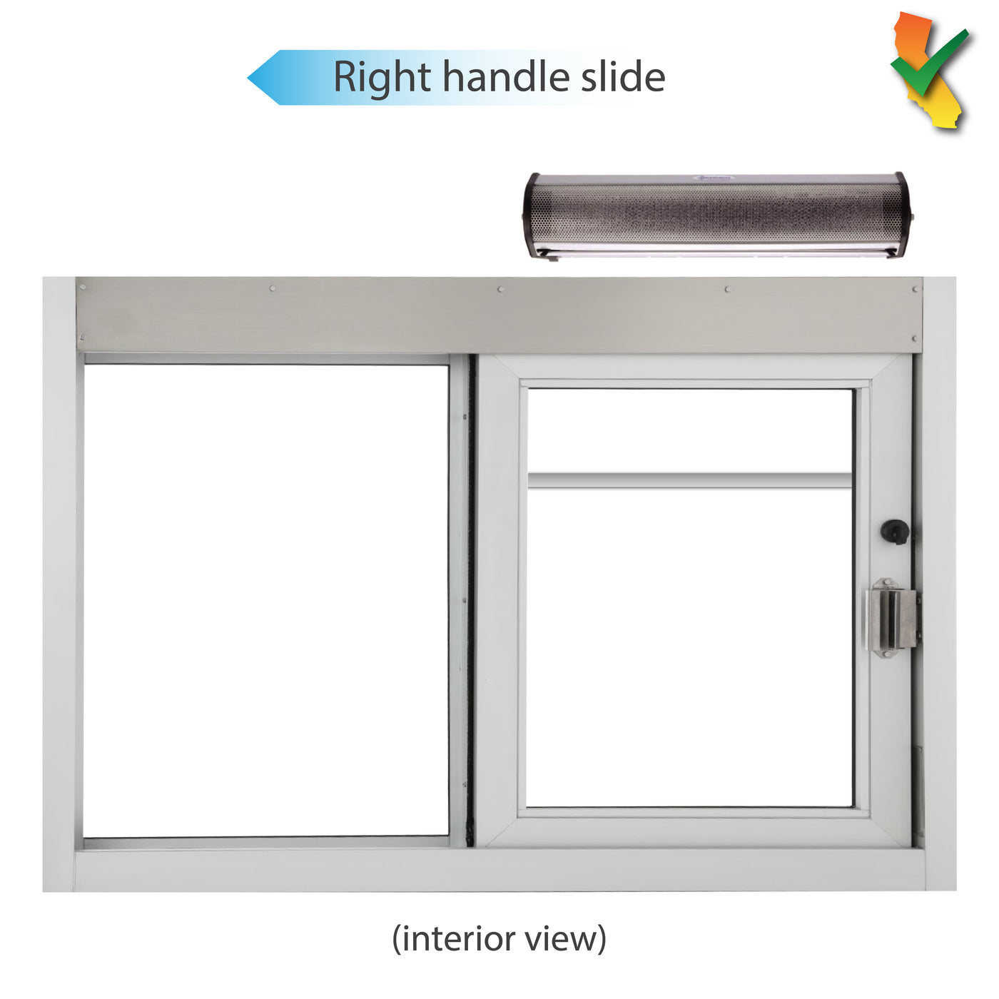 Quikserv California Drive Thru Slider Window for QSR Food Service | Re ...