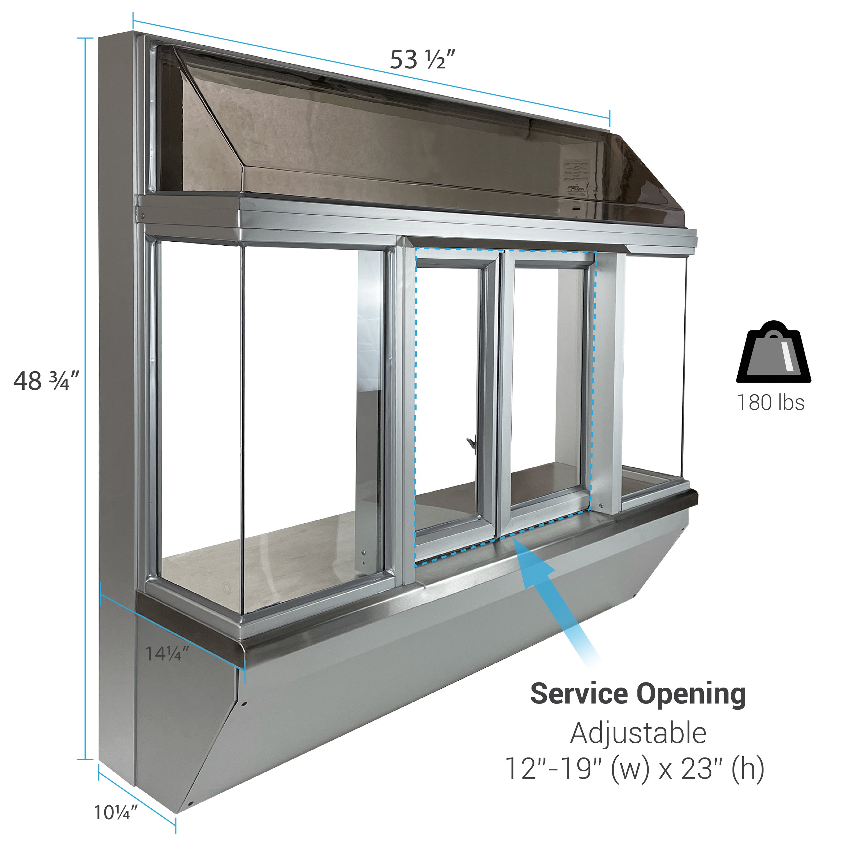 Fully Automatic Open/close Bi-parting Drive Thru Window | CSE-RA-BO10-E ...