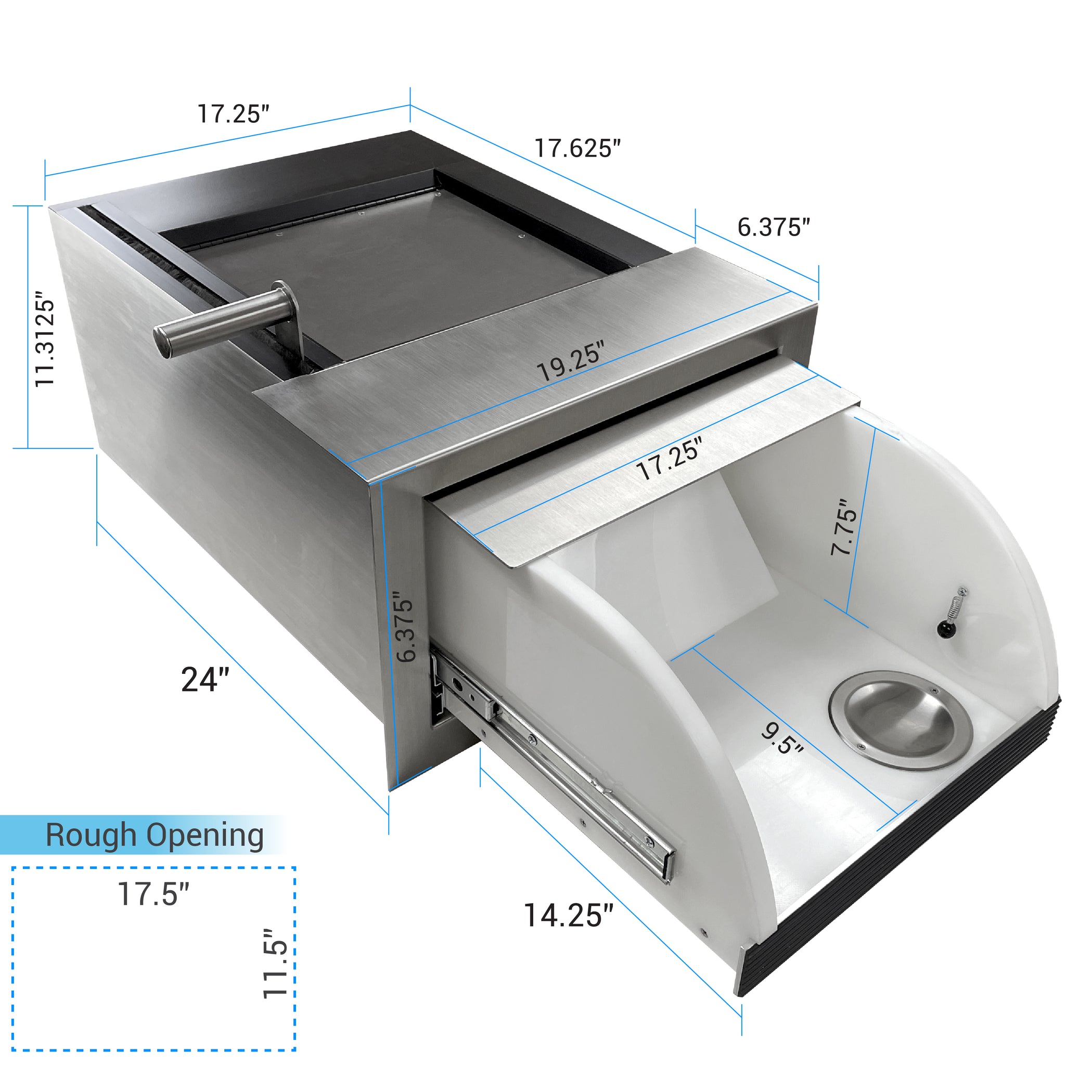 High Security Transaction Drawer | Creative Industries | CSE-CI-1724-SCL — Covenant Security ...