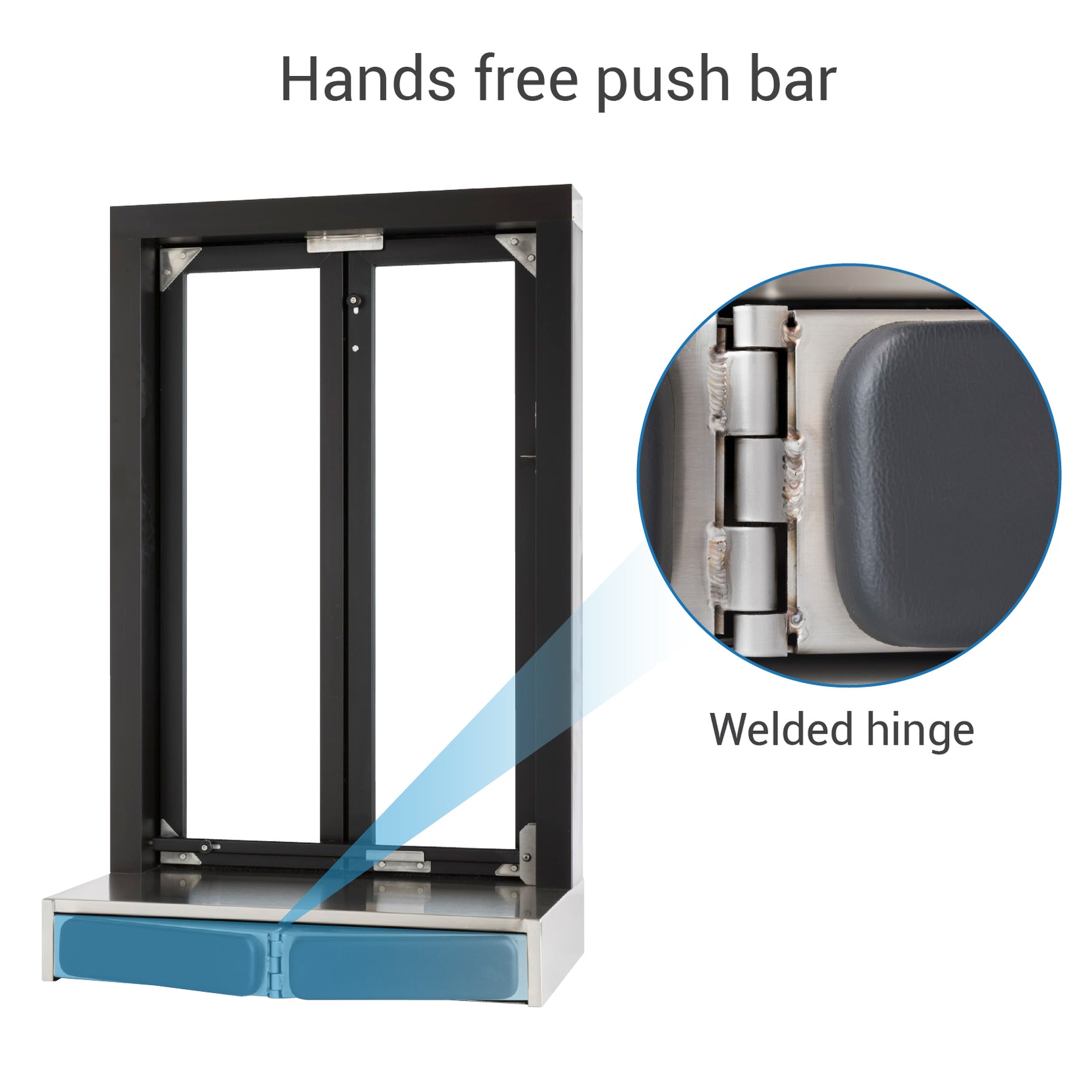 Push-Bar Operated Bi-Folding Semi-Automatic Window | CSE-QS-FM-1 ...